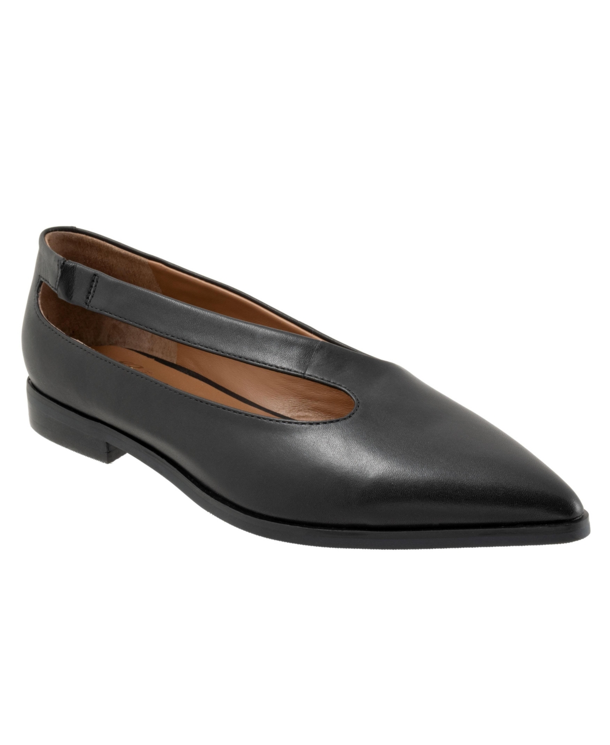 Click here for Eos Footwear Womens Gold Flat - Black prices