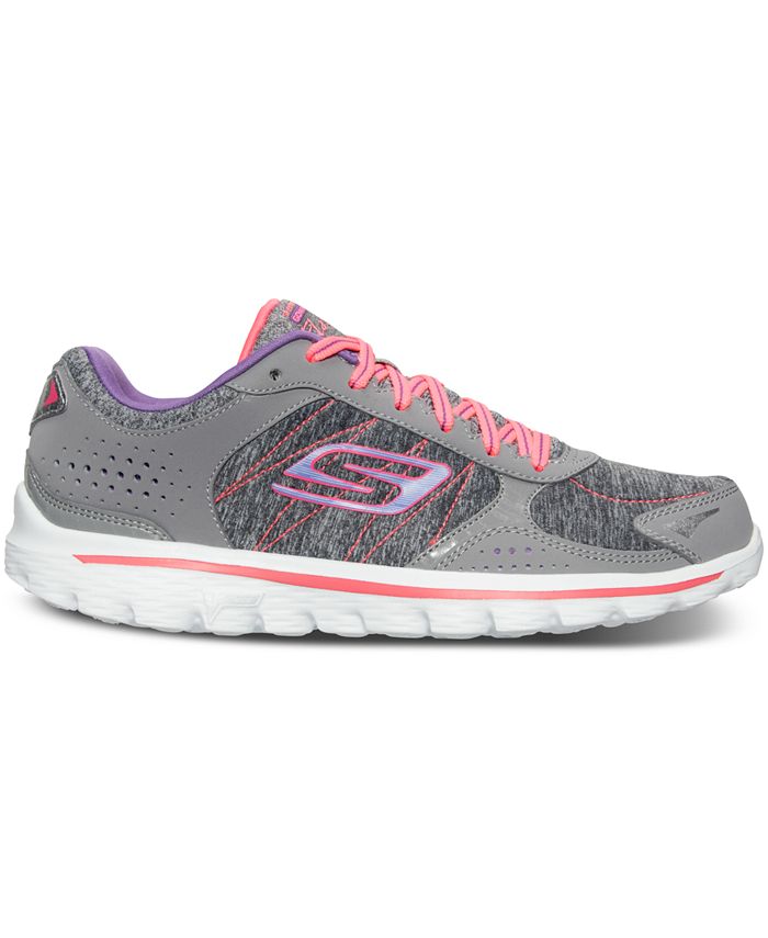 Skechers Women's Go Walk 2 - Flash Running Shoes from Finish Line - Macy's