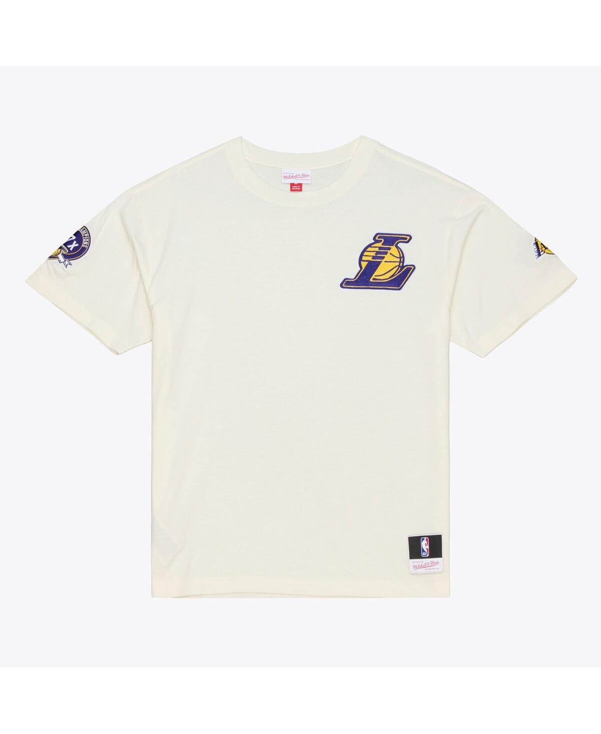 Click here for Mitchell & Ness Mens Cream Los Angeles Lakers Hard... prices