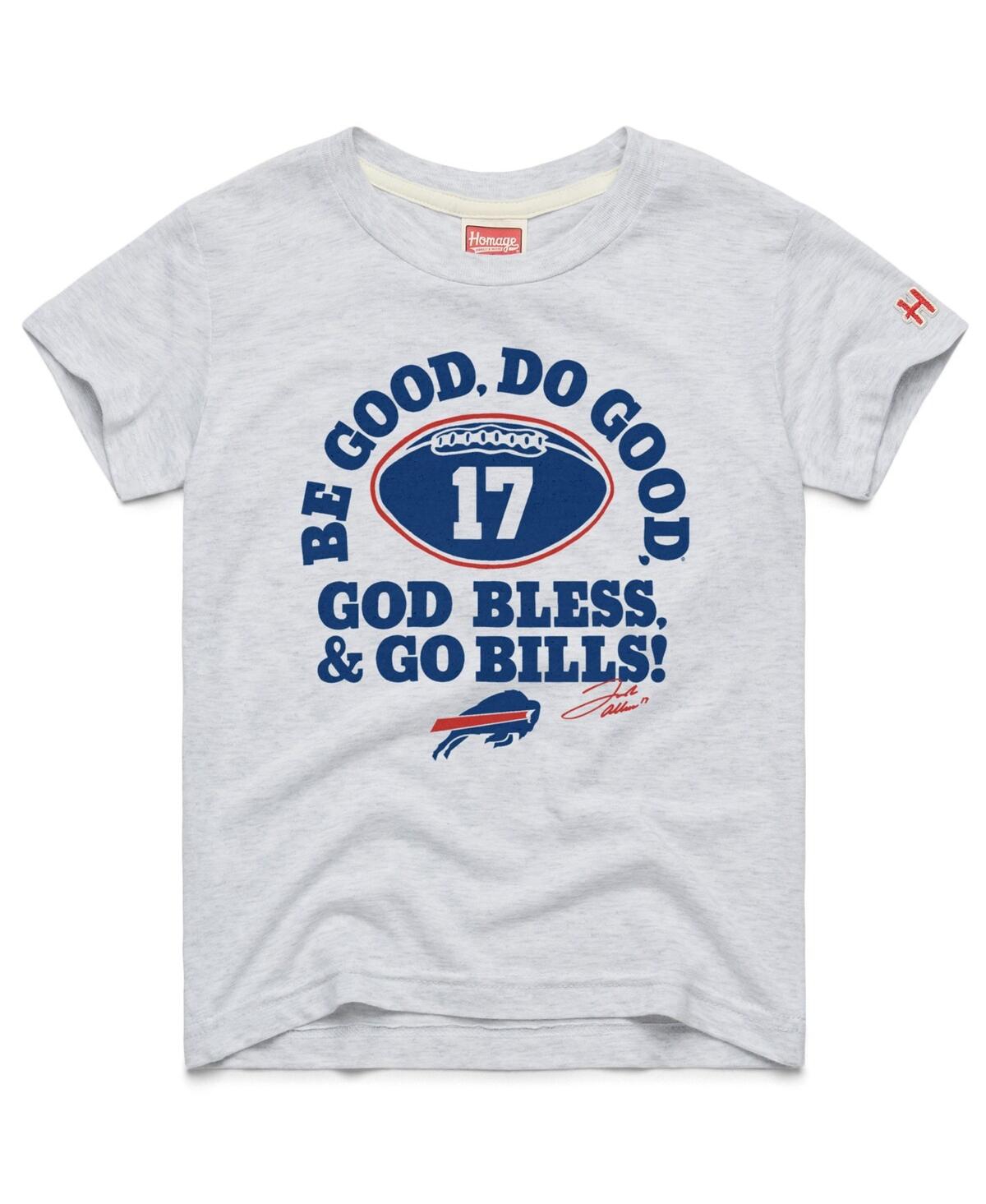 Click here for Homage Big Boys and Girls Josh Allen Gray Buffalo... prices