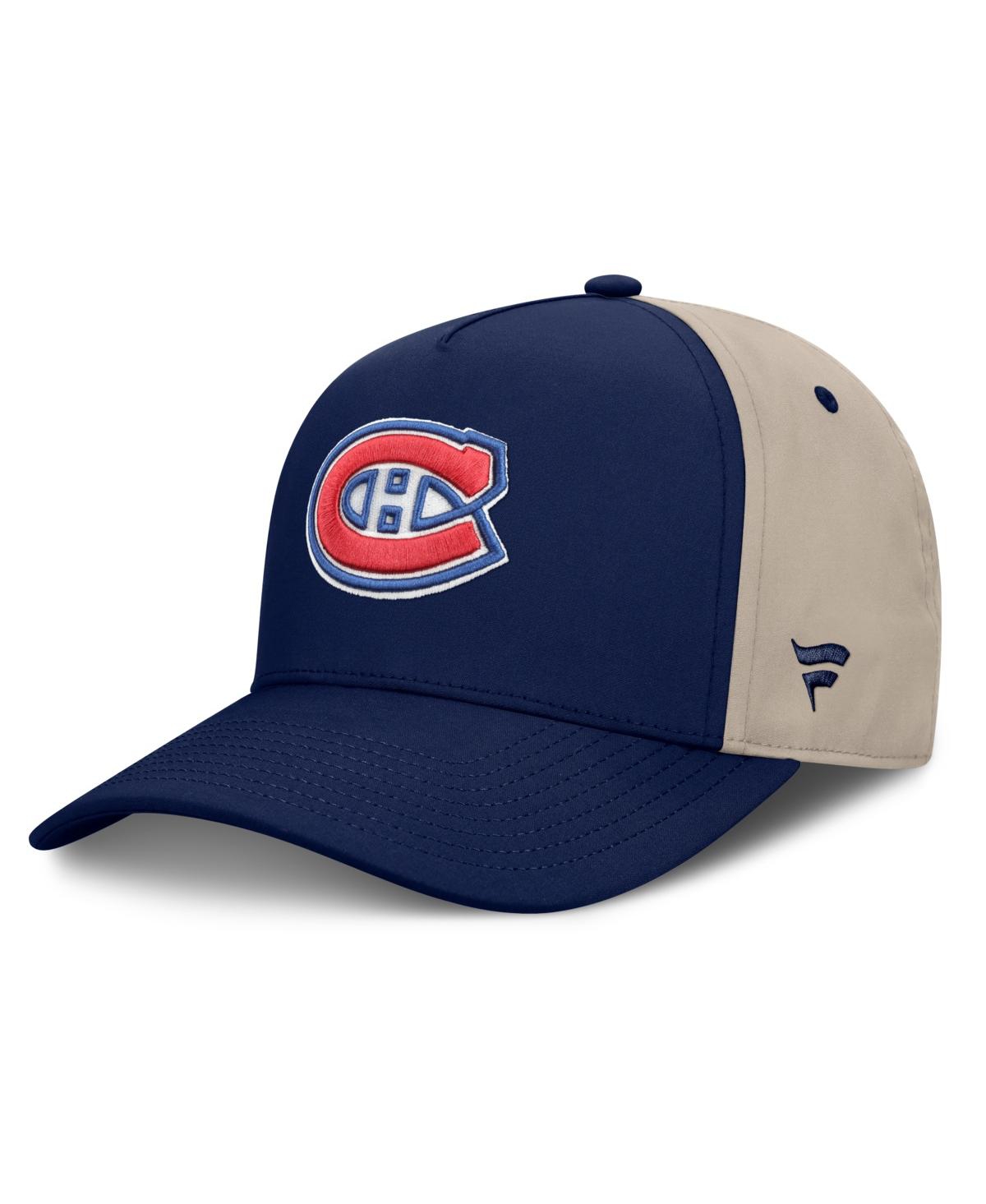 Click here for Fanatics Mens Navy/Tan Montreal Canadiens 2026 Sta... prices
