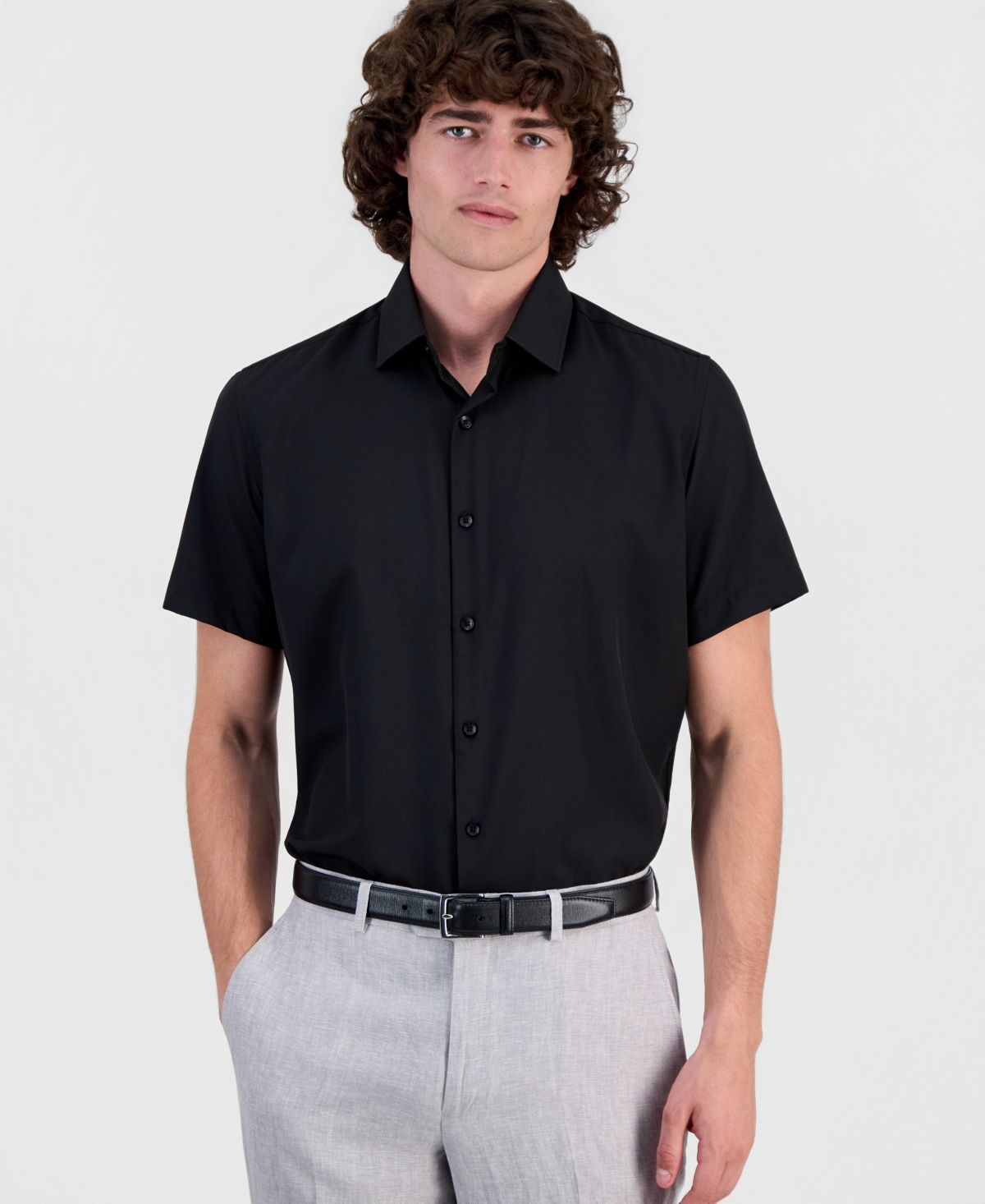 Click here for Suslo Couture Mens Slim-Fit Four-Way Stretch Solid... prices