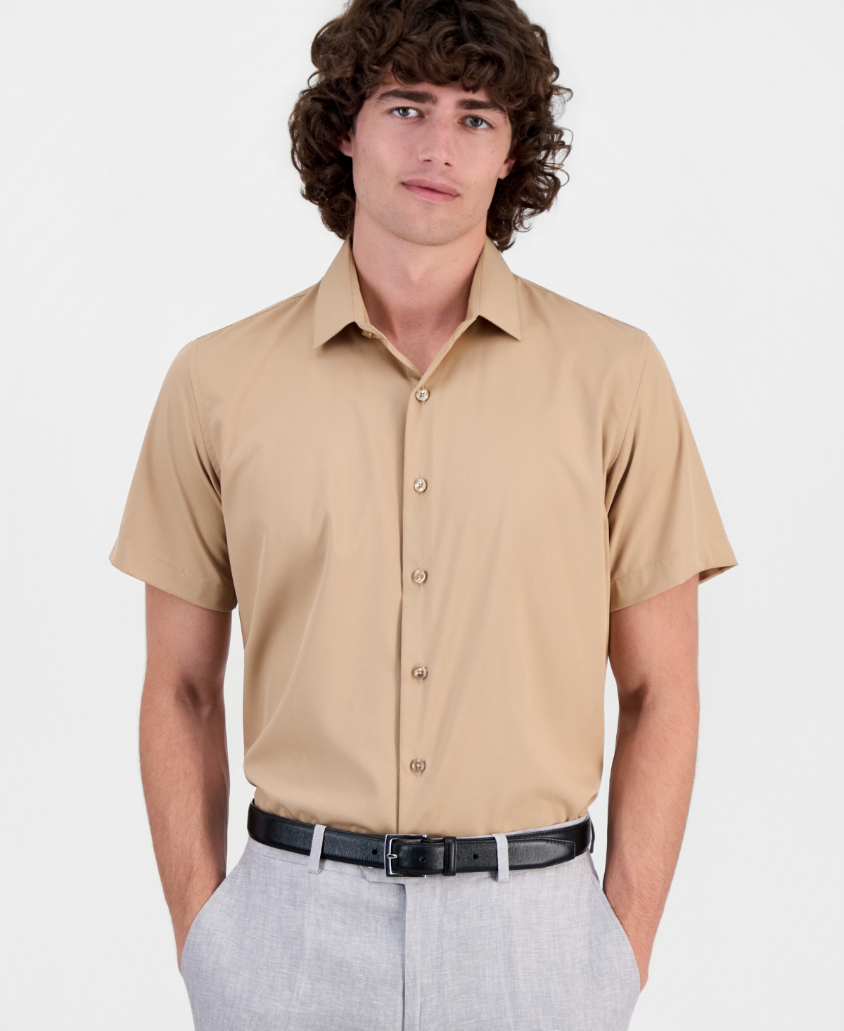 Click here for Suslo Couture Mens Slim-Fit Four-Way Stretch Solid... prices