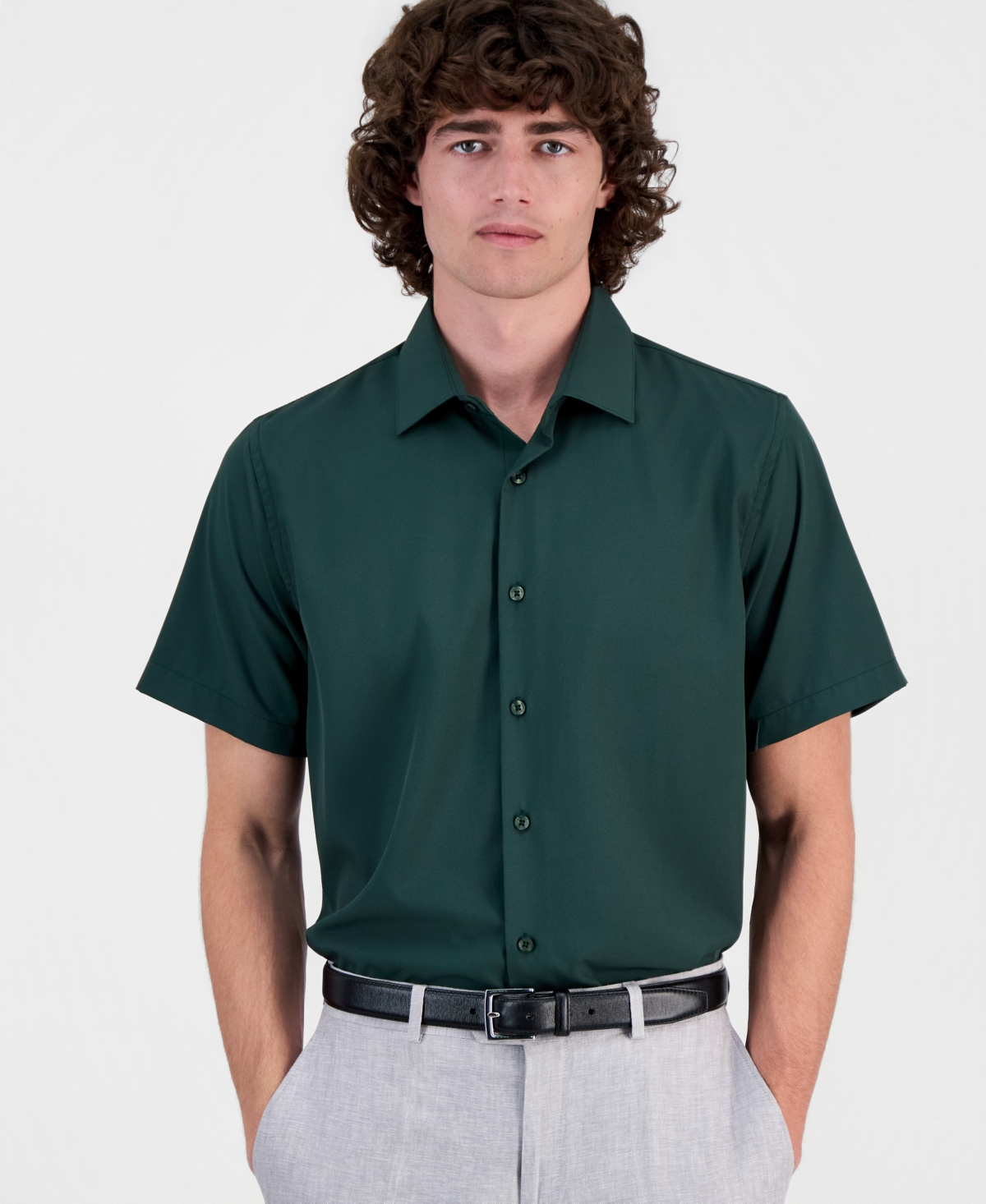 Click here for Suslo Couture Mens Slim-Fit Four-Way Stretch Solid... prices