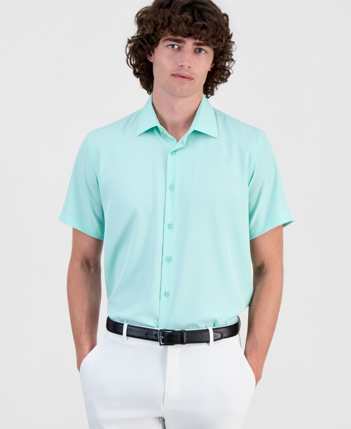 Click here for Suslo Couture Mens Slim-Fit Four-Way Stretch Solid... prices