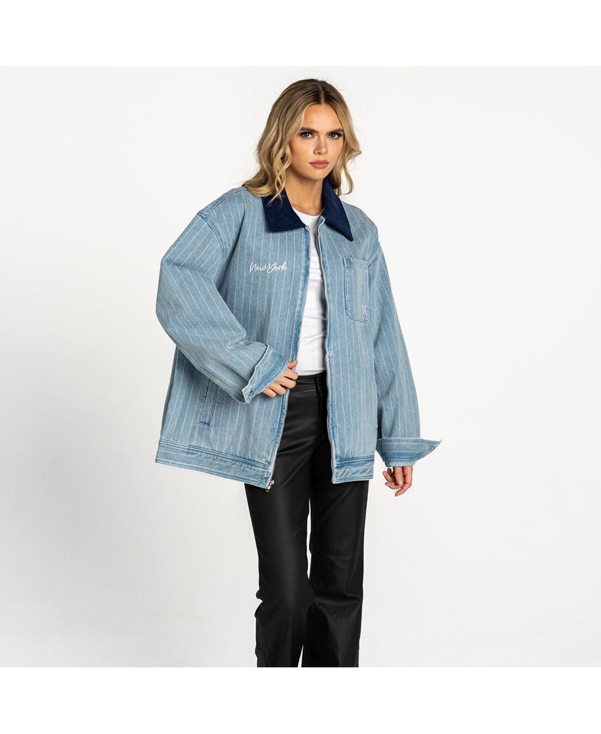 Click here for The Wild Collective Womens Denim New York Yankees... prices