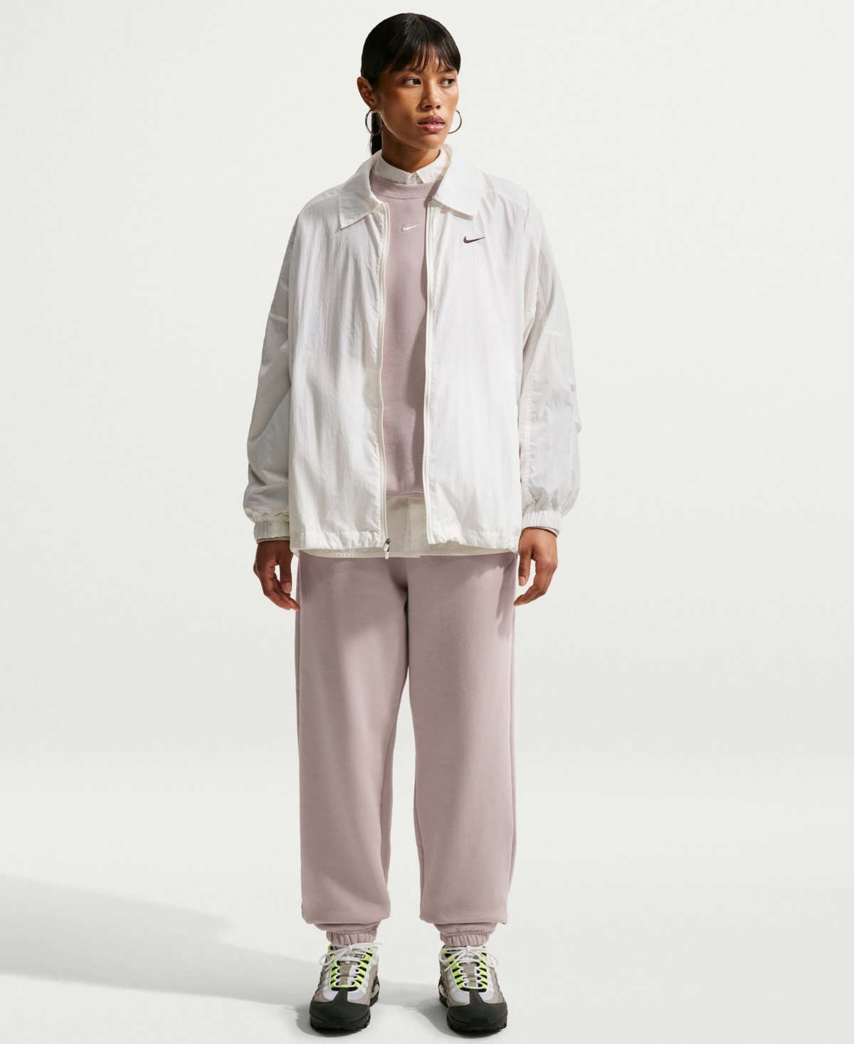 Click here for Nike Studio Fleece Medium Weight Womens Oversized... prices