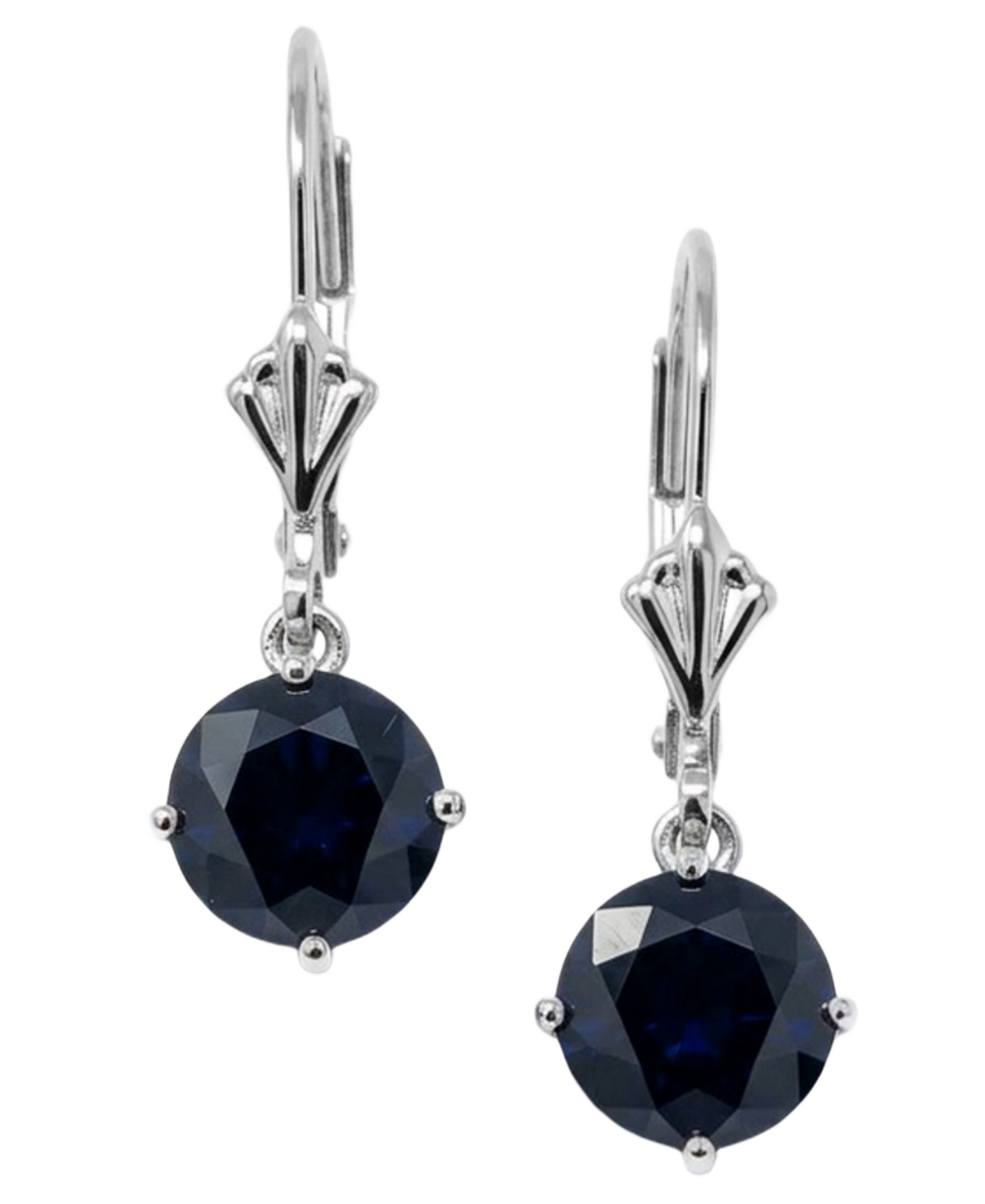 Click here for Macys Sapphire (2 ct. t.w.) Drop Earrings in 14k W... prices