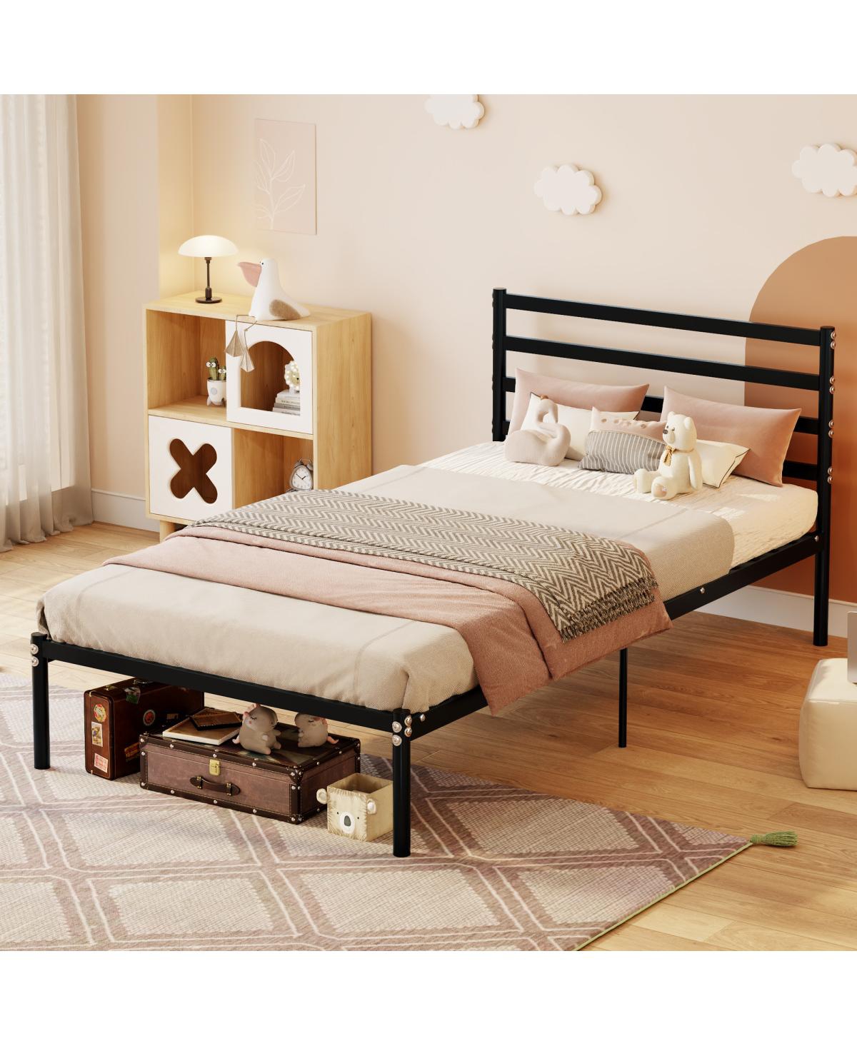 Click here for Streamdale Furniture Metal Platform Bed Frame Twin... prices