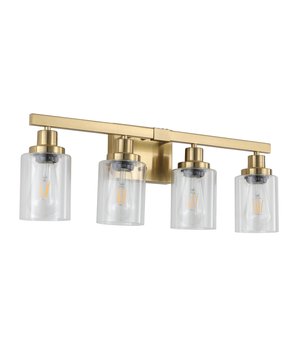 Click here for Busdays 24 Inch 4 Light Vanity Light with Clear Gl... prices