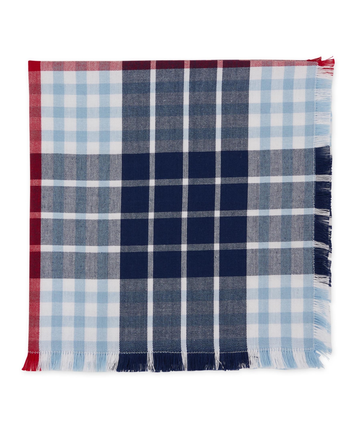Click here for Design Imports Liberty Plaid Fringed Napkins  Set... prices
