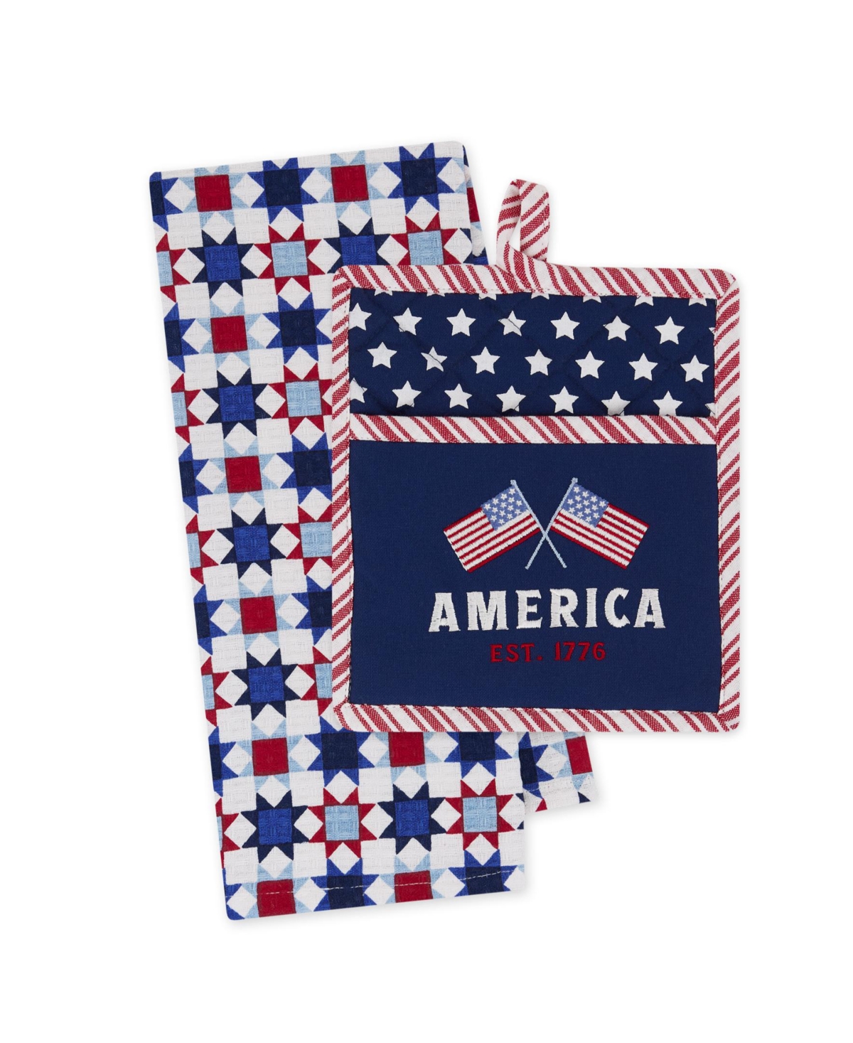 Click here for Design Imports Americana Potholder Dishtowel Gift... prices
