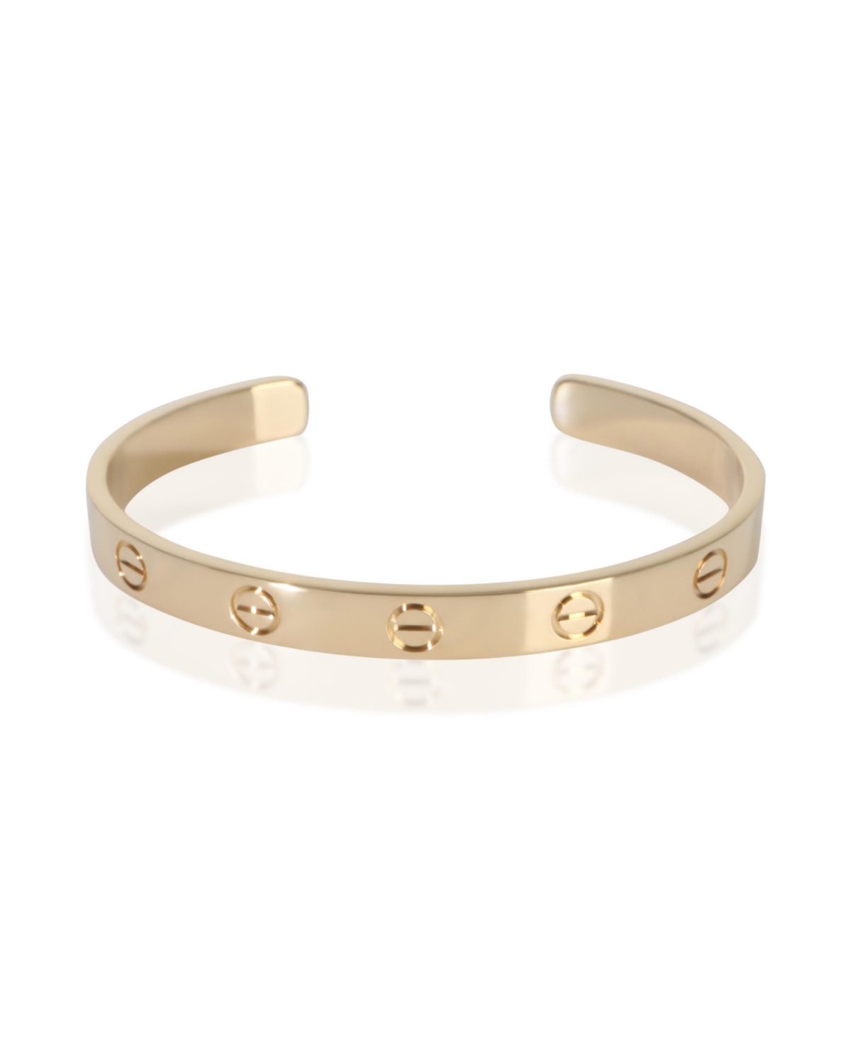 Click here for Pre-Owned Cartier Yellow Gold Love Cuff Bracelet -... prices