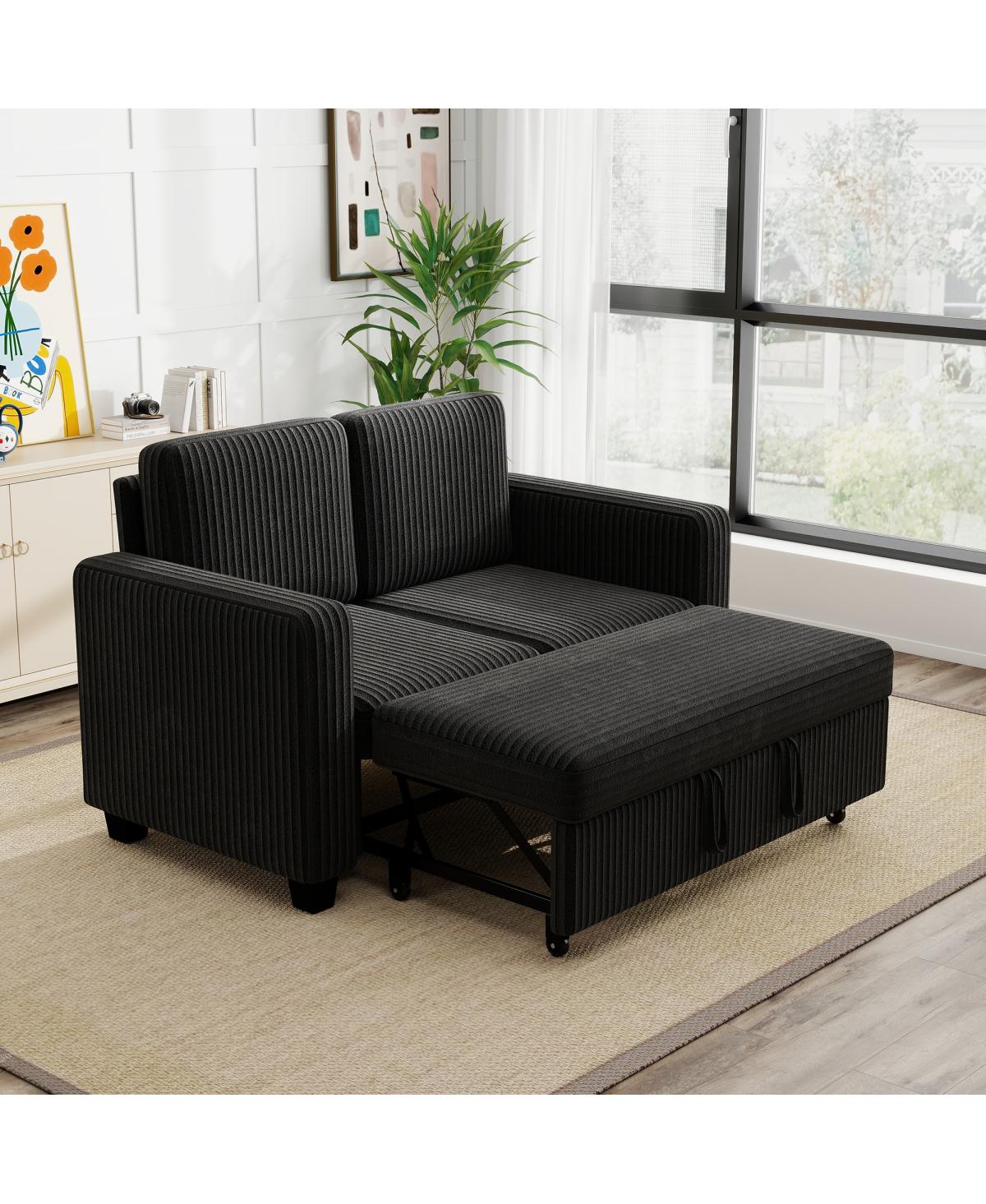 Click here for Streamdale Furniture Corduroy 2-Seat Pull-Out Sofa... prices