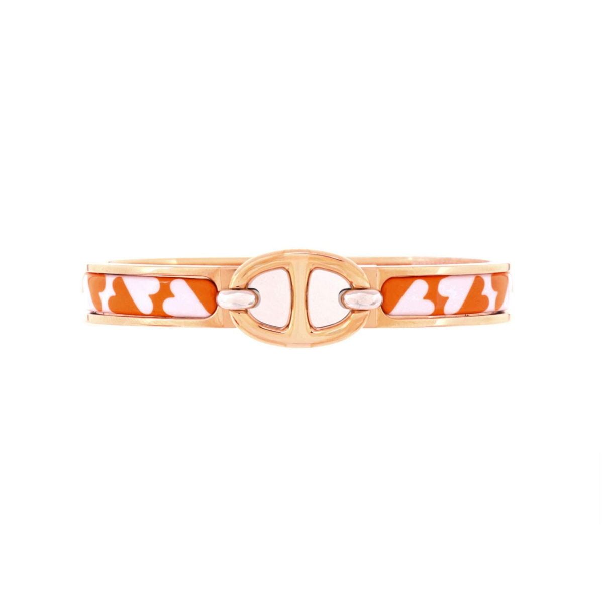 Click here for Pre-Owned HERMES Mini Clic Chaine dAncre Bracelet... prices