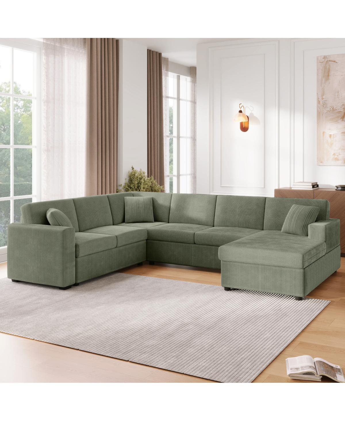 Click here for Streamdale Furniture U-Shaped Sectional Sofa with... prices
