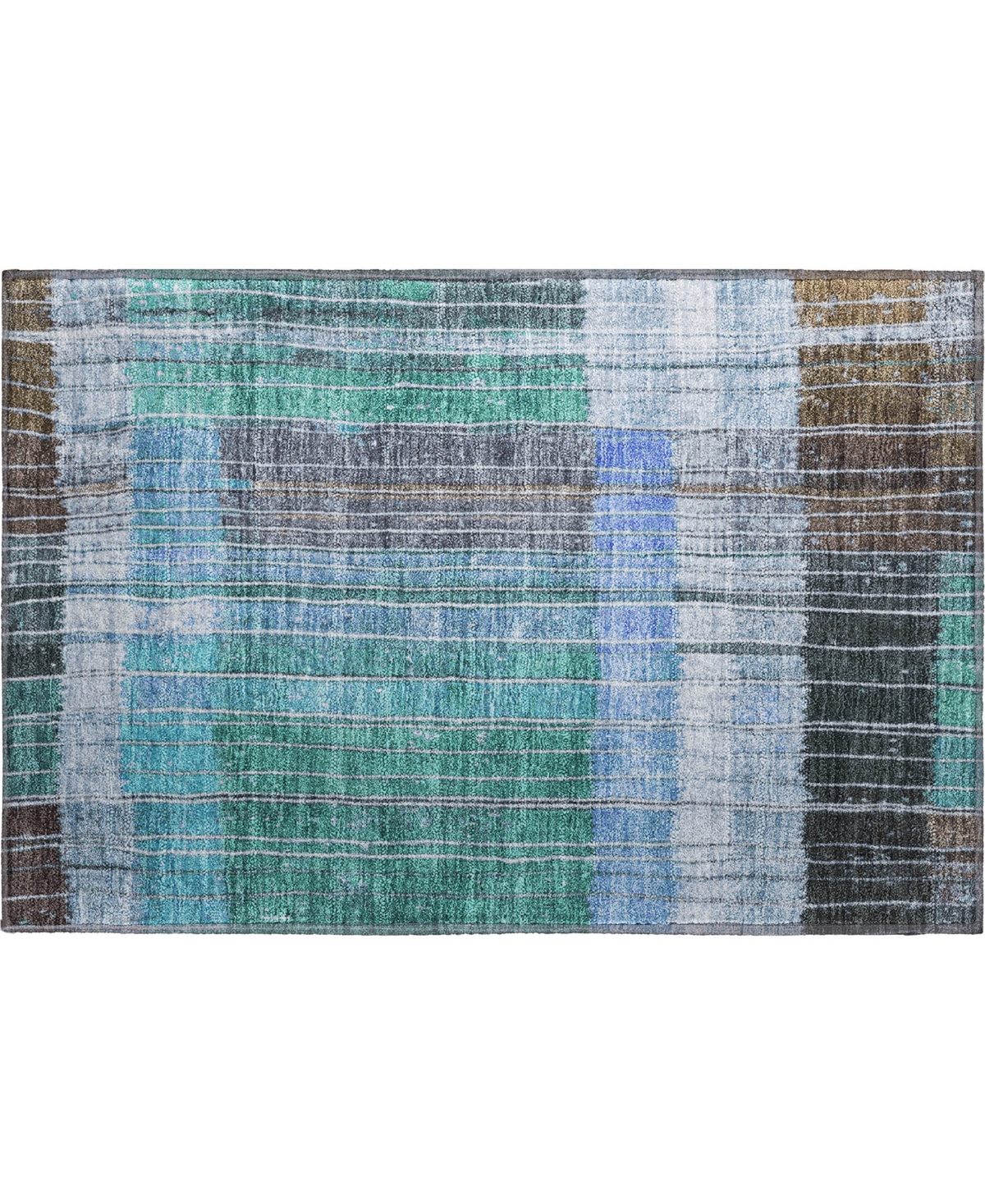 Click here for Addison Mayfield AMF1962 18x26 Area Rug - Teal prices