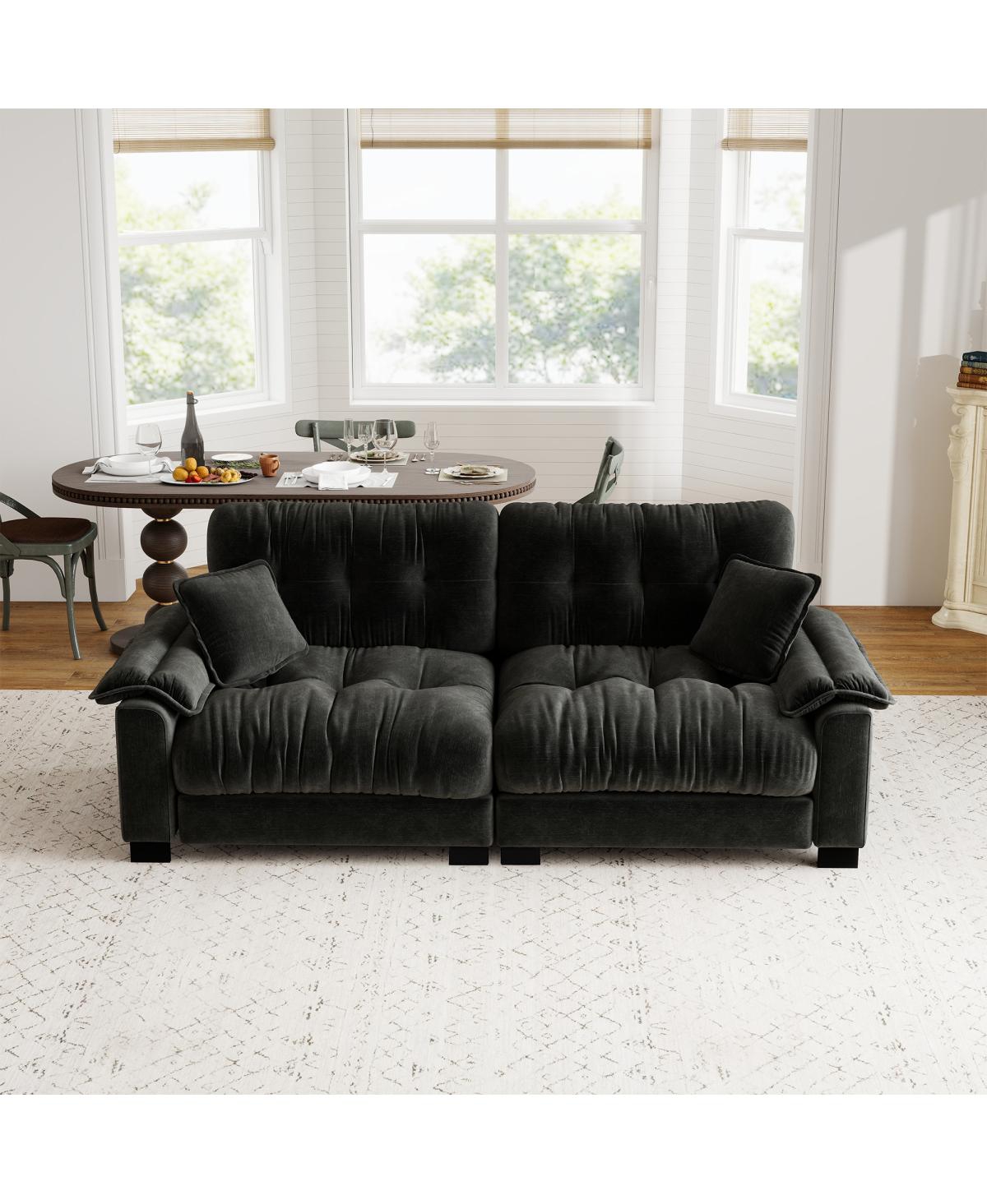 Click here for Streamdale Furniture 94 Chenille 3-Seater Sofa wit... prices