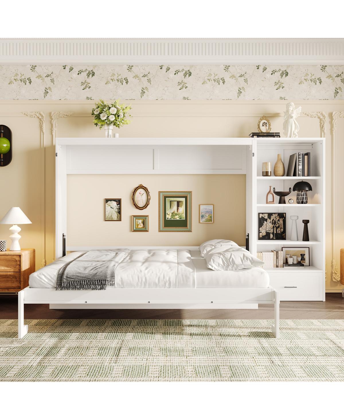 Click here for Streamdale Furniture Murphy Bed With Storage  Shel... prices