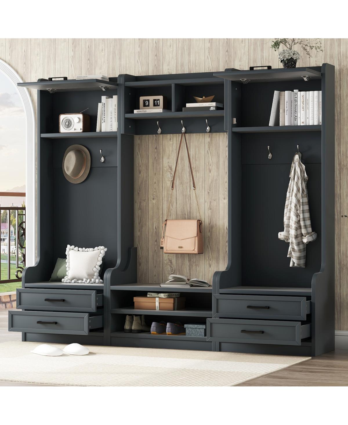 Click here for Streamdale Furniture 4-in-1 Hall Tree with Storage... prices