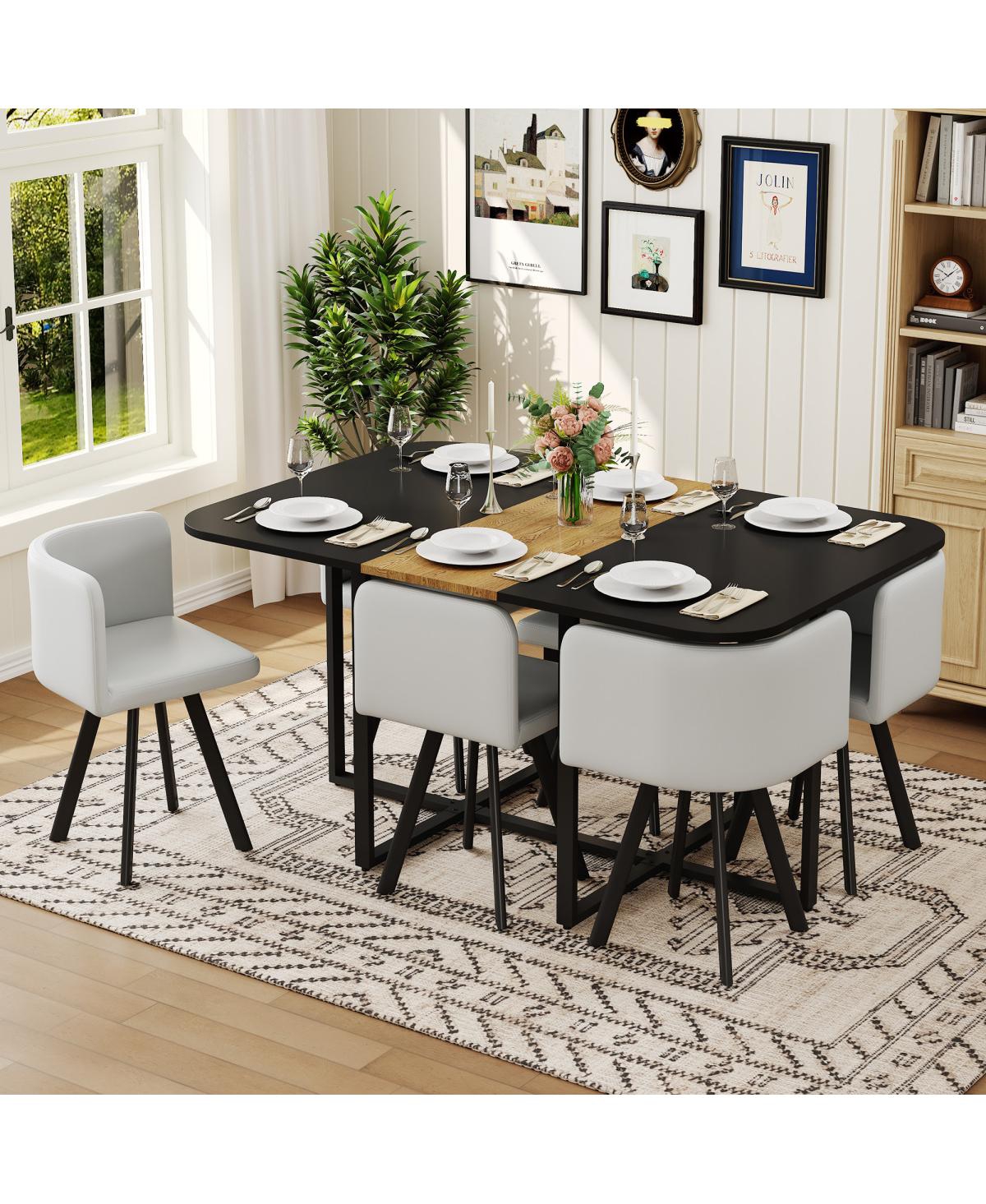 Click here for Streamdale Furniture 7piece Dining Set Wood Table... prices