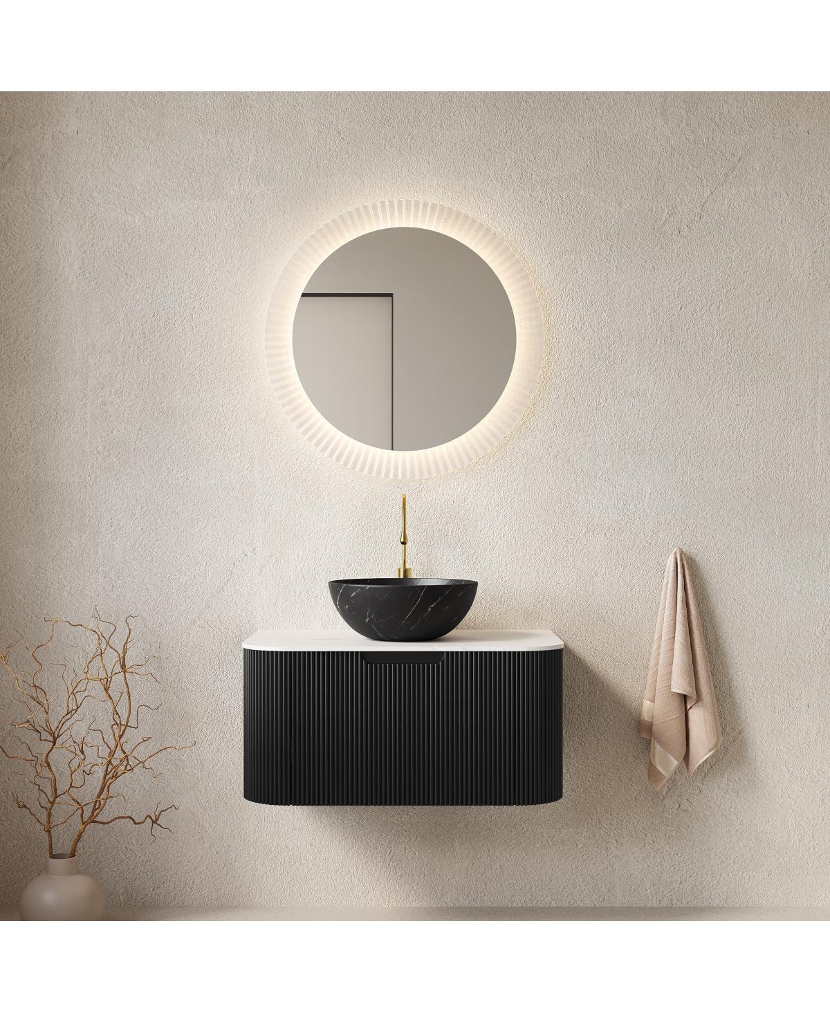 Click here for Sillysis Wall Mounted Bathroom Vanity  Carrara Sin... prices