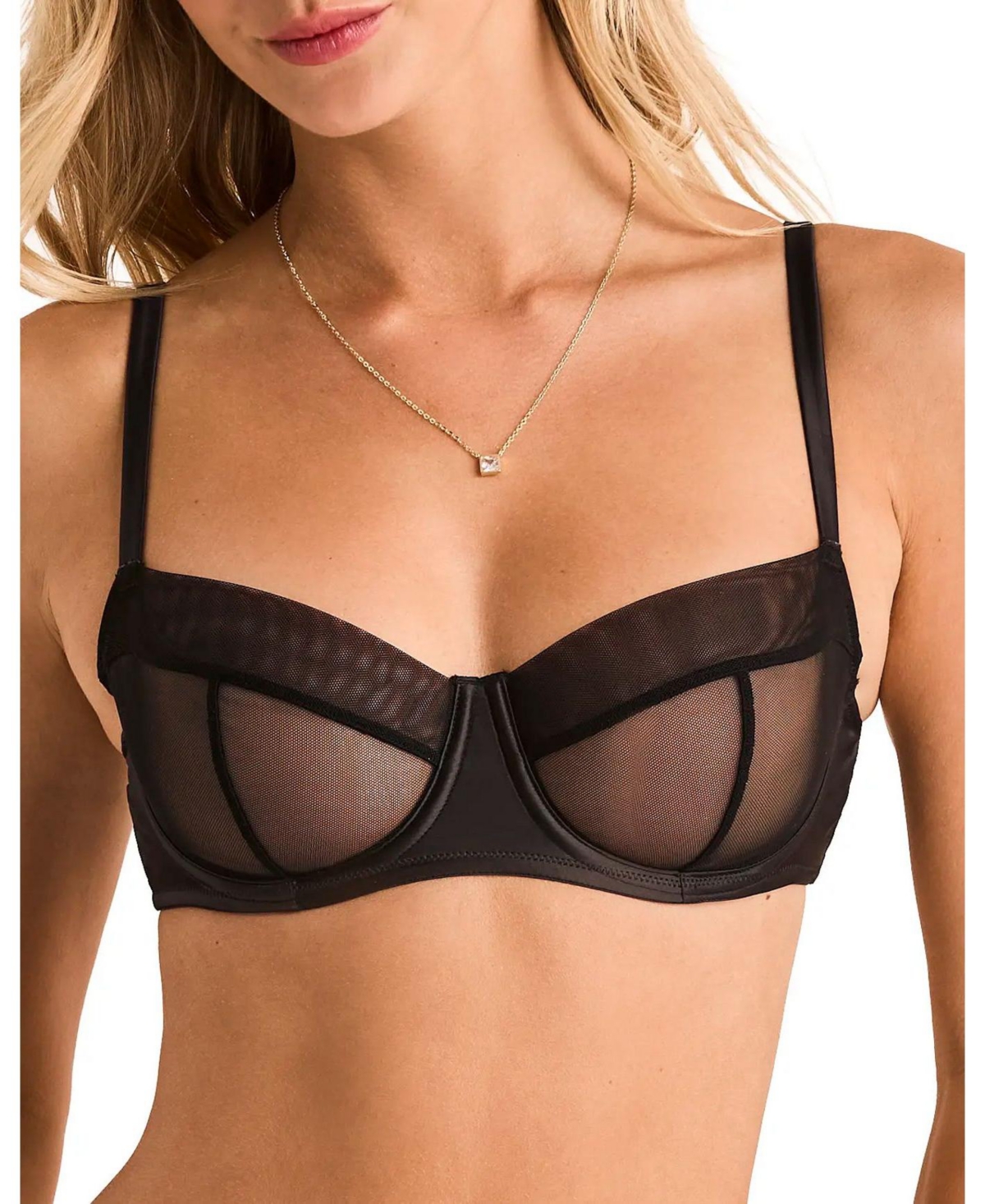Click here for Adore Me Womens Brittani Unlined Balconette Bra -... prices