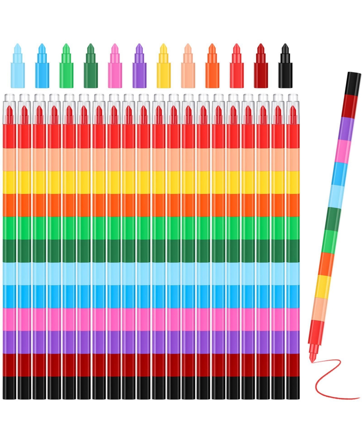 Click here for Stackable Crayons Buildable Rainbow Pencils Party... prices