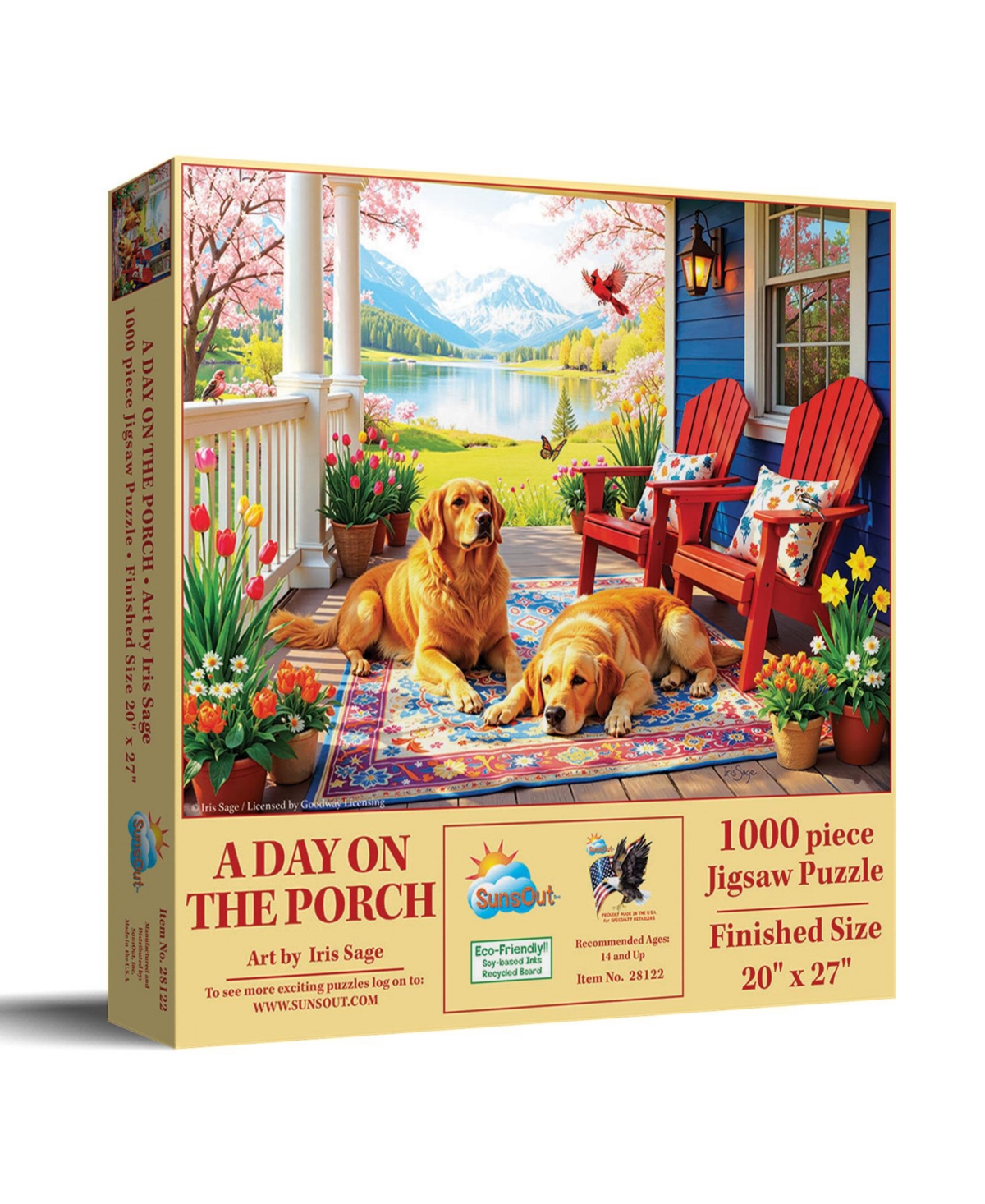 Click here for SunsOut A Day on the Porch 1000 piece Jigsaw Puzzl... prices
