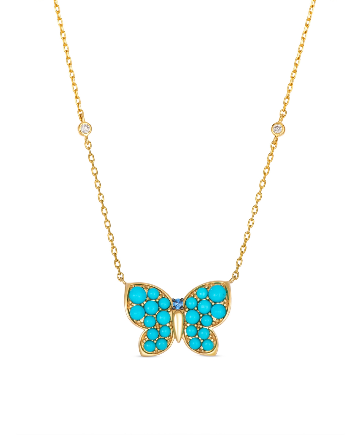 Click here for Le Vian Sapphire (1-1/4 ct. t.w.)  Turquoise & Dia... prices
