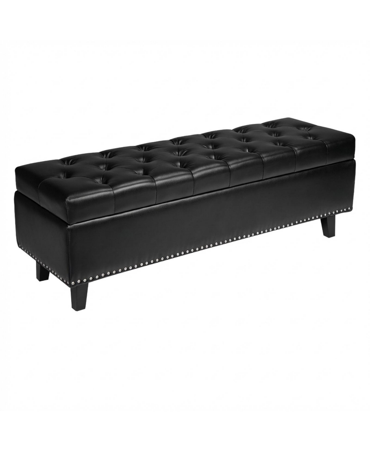 Click here for Sugift Button-Tufted Storage Ottoman Bench  Pu Lea... prices