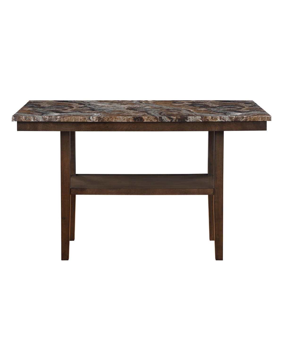 Click here for flynama Contemporary Brown Bar Table with Faux Mar... prices