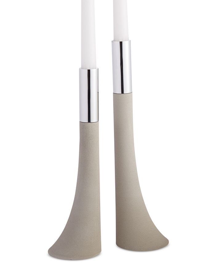 Nambé Forte Collection Candlestick Holders, Pair - Macy's