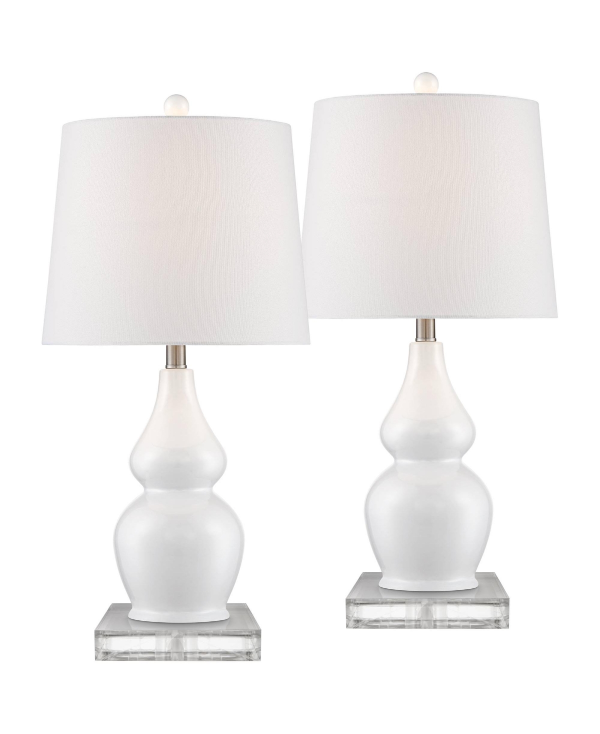 Click here for 360 Lighting Jane Modern Double Gourd Table Lamps... prices