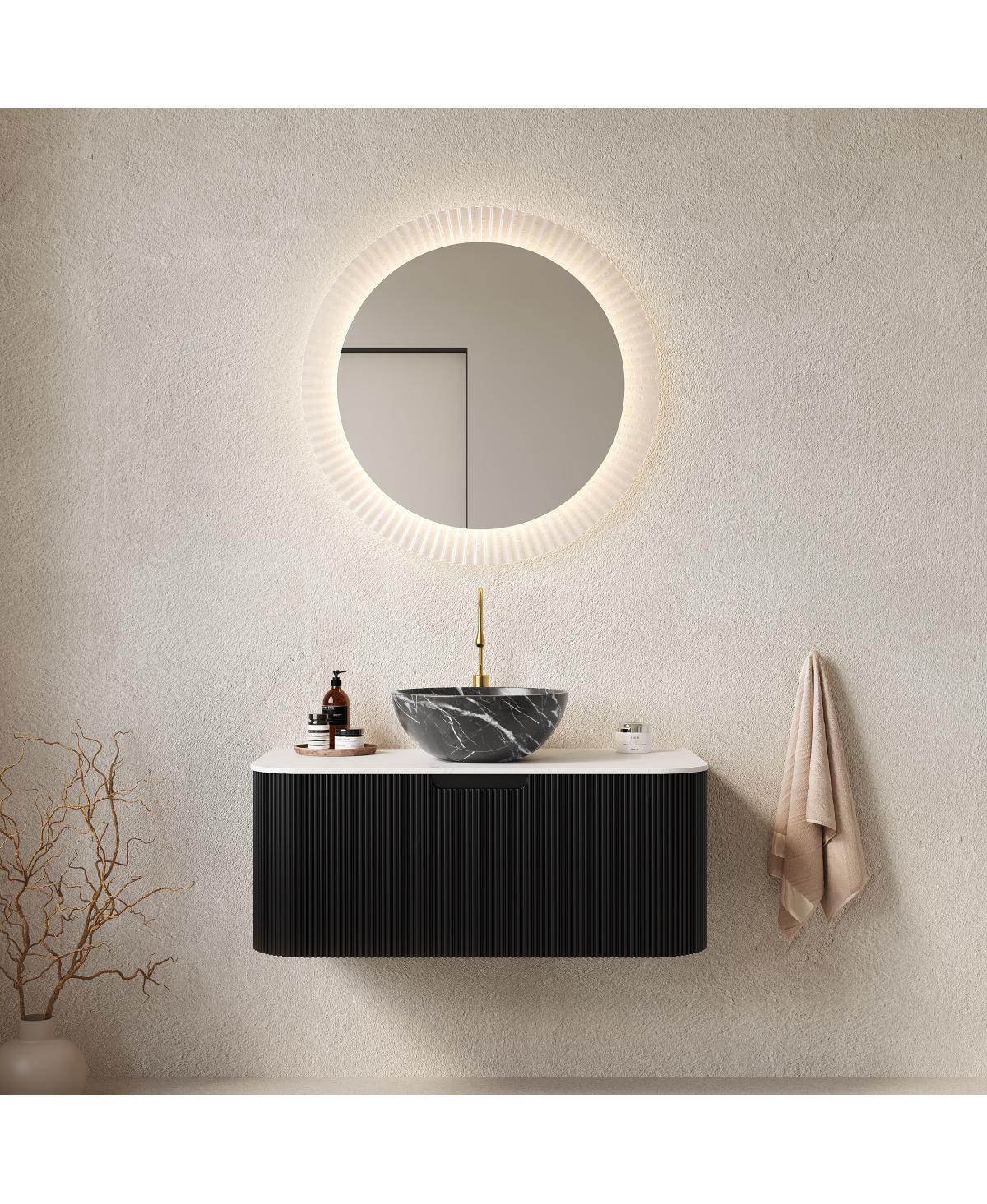 Click here for Sillysis Wall Mounted Bathroom Vanity  Artificial... prices