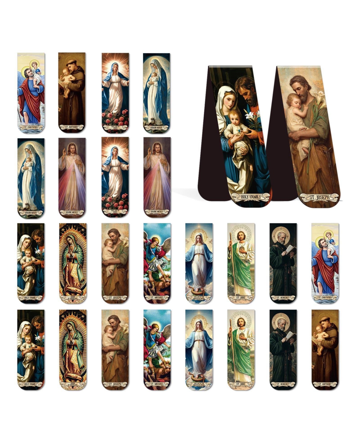 Click here for Gnuadz Magnetic Bookmarks Religious Saints Prayer... prices