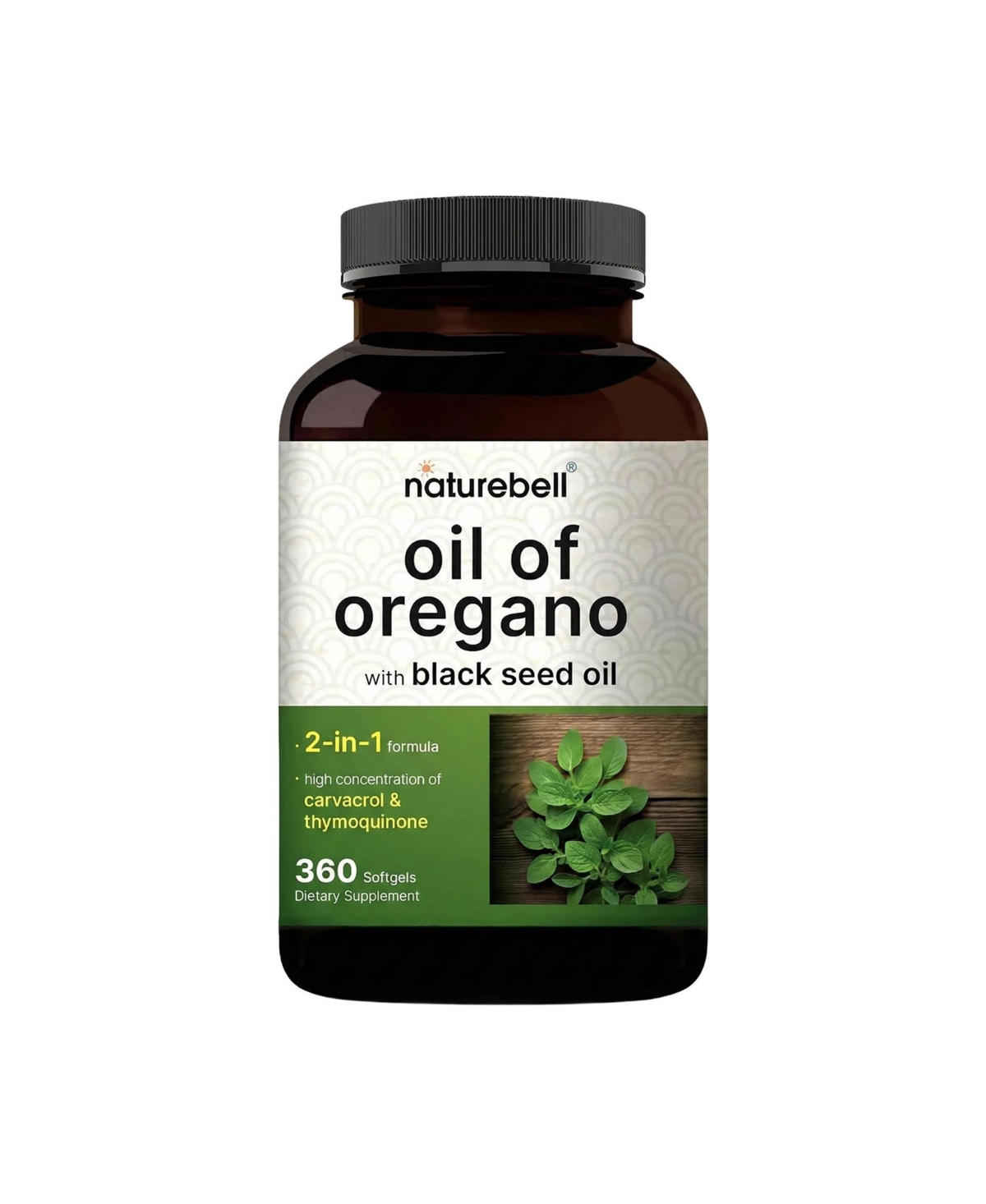 Click here for NatureBell Oregano Black Seed Oil 360 Softgels Imm... prices