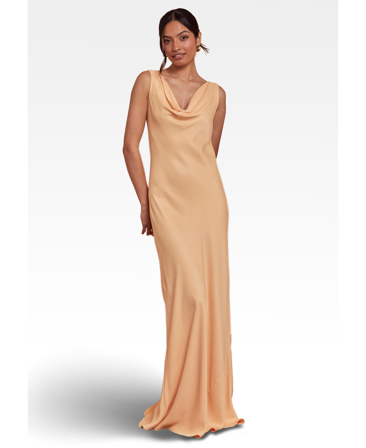 Click here for Maids to Measure Womens Pandy Satin Cowl Bridesmai... prices