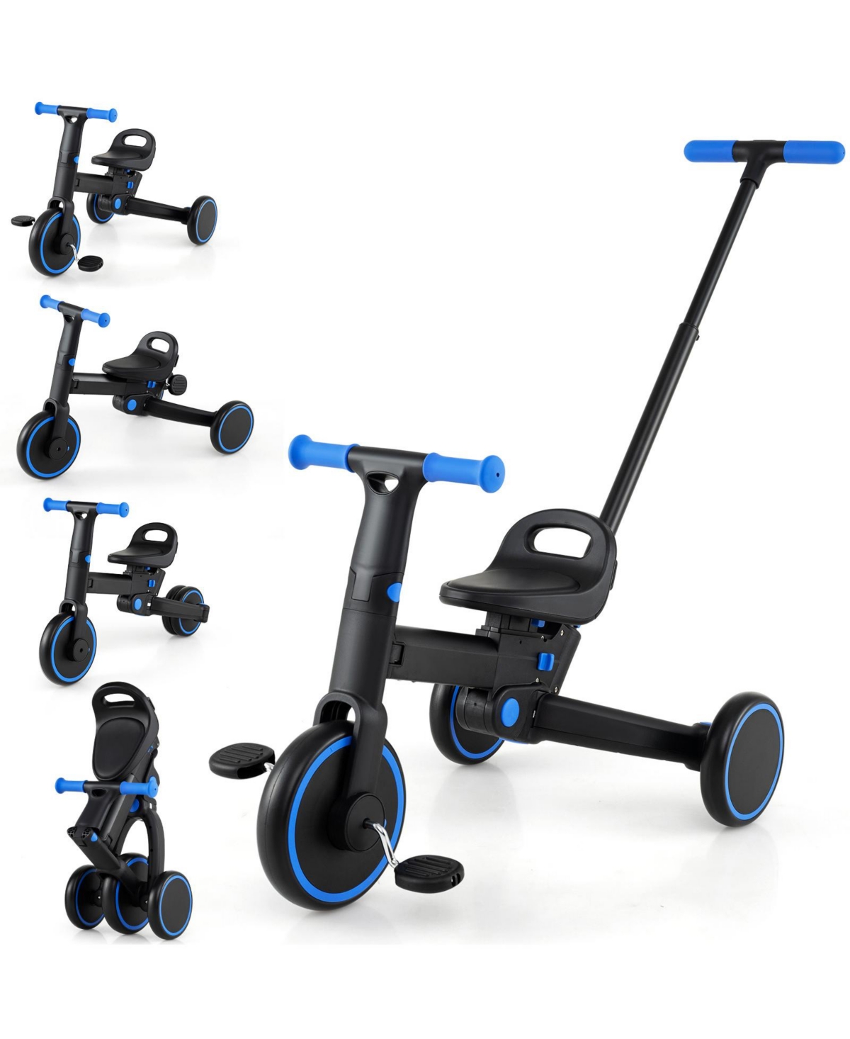 Click here for Slickblue 4 in 1 Toddler Tricycle  Foldable with P... prices