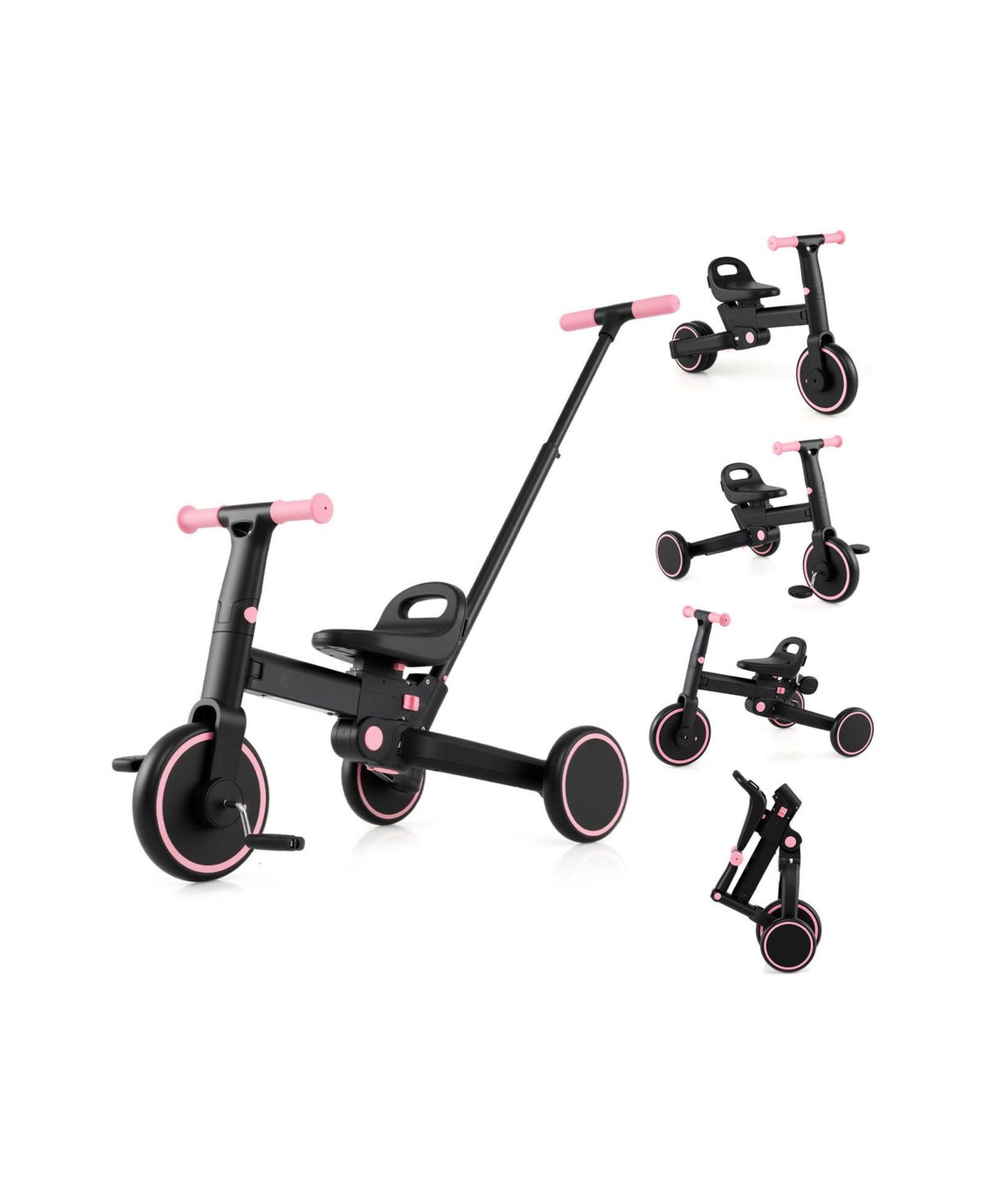 Click here for Slickblue 4 in 1 Toddler Tricycle  Foldable with P... prices