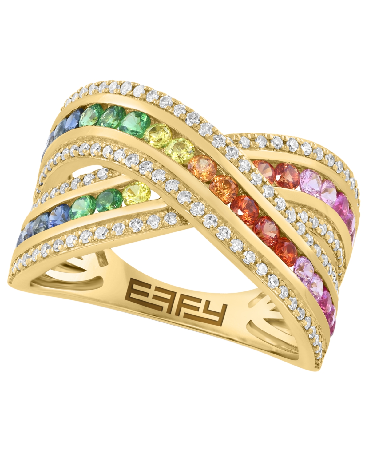 Click here for Effy Collection Multi-Sapphire (3/4 ct. t.w.)  Tsa... prices