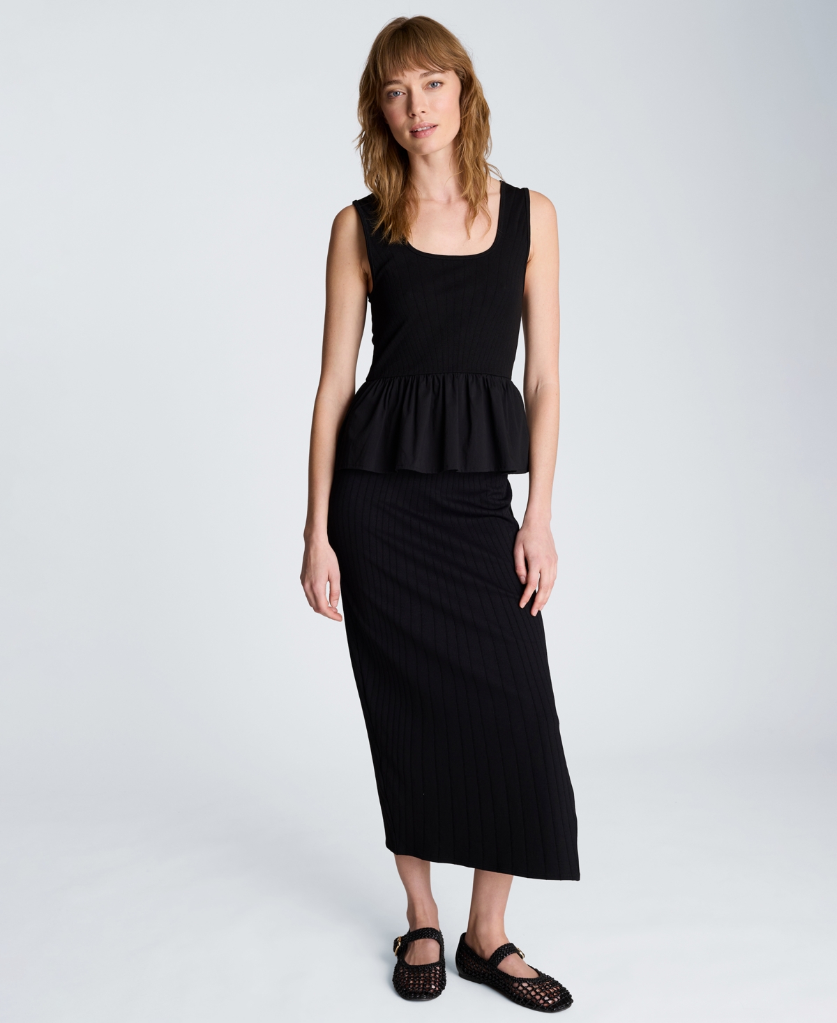 Click here for Kenneth Cole Womens Sleeveless Tank Top - Black prices