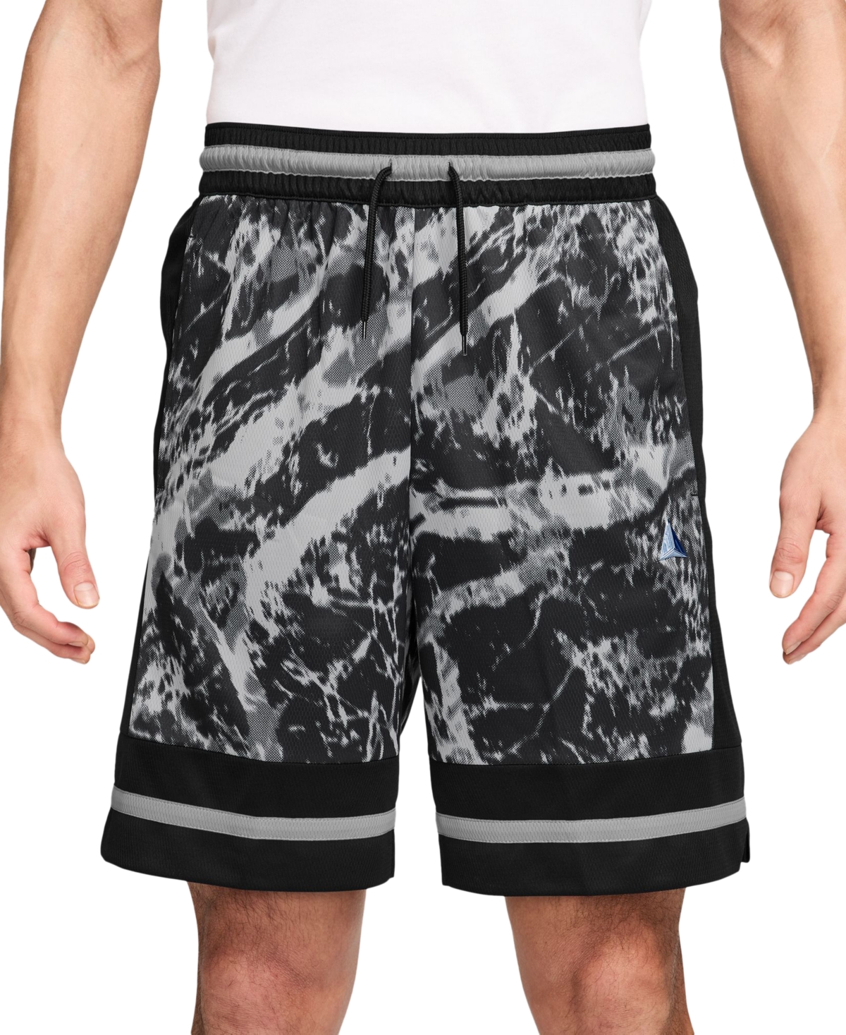 Click here for Nike Mens Basketball Shorts - Black/Gray/Metallic... prices