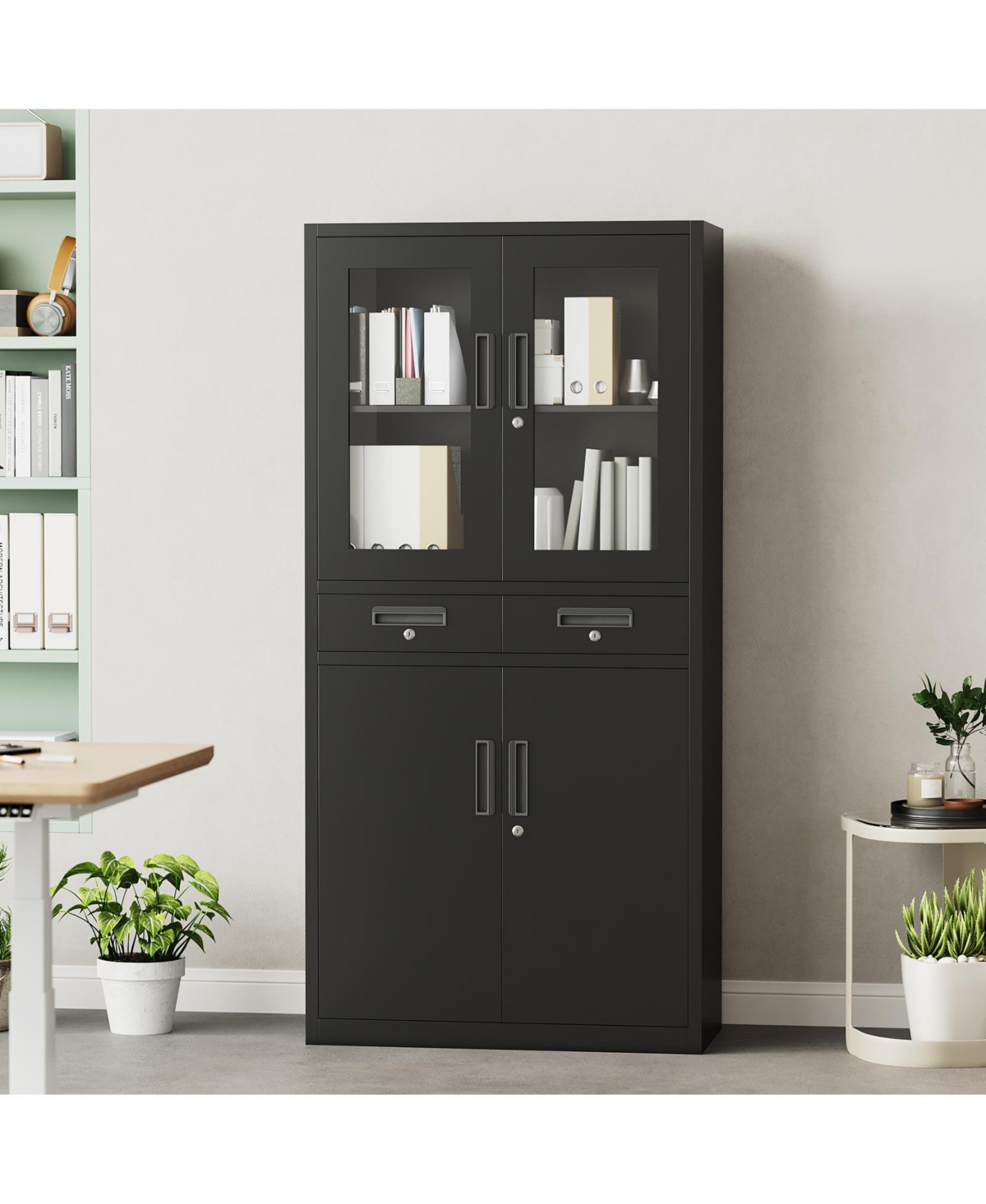 Click here for gaomon 72 Heavy Duty Metal Storage Cabinet with Lo... prices