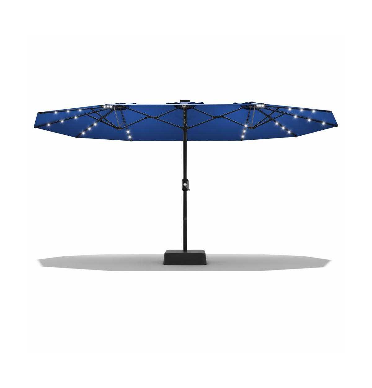 Click here for Gaomon Extra Large Double Sided Lighted Patio Umbr... prices