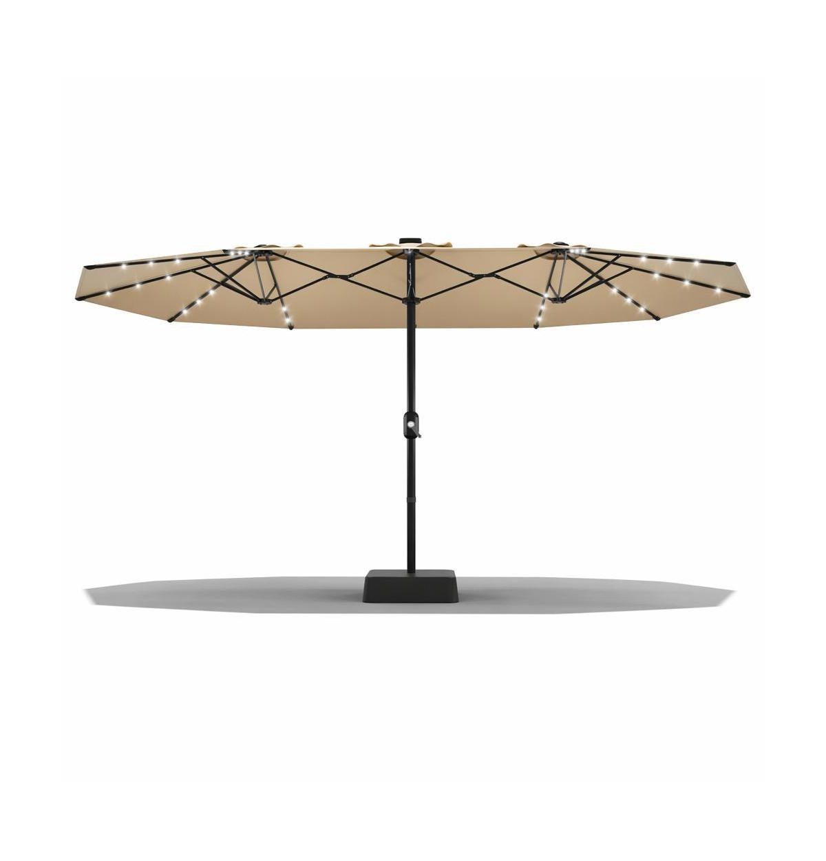 Click here for Gaomon Extra Large Double Sided Lighted Patio Umbr... prices