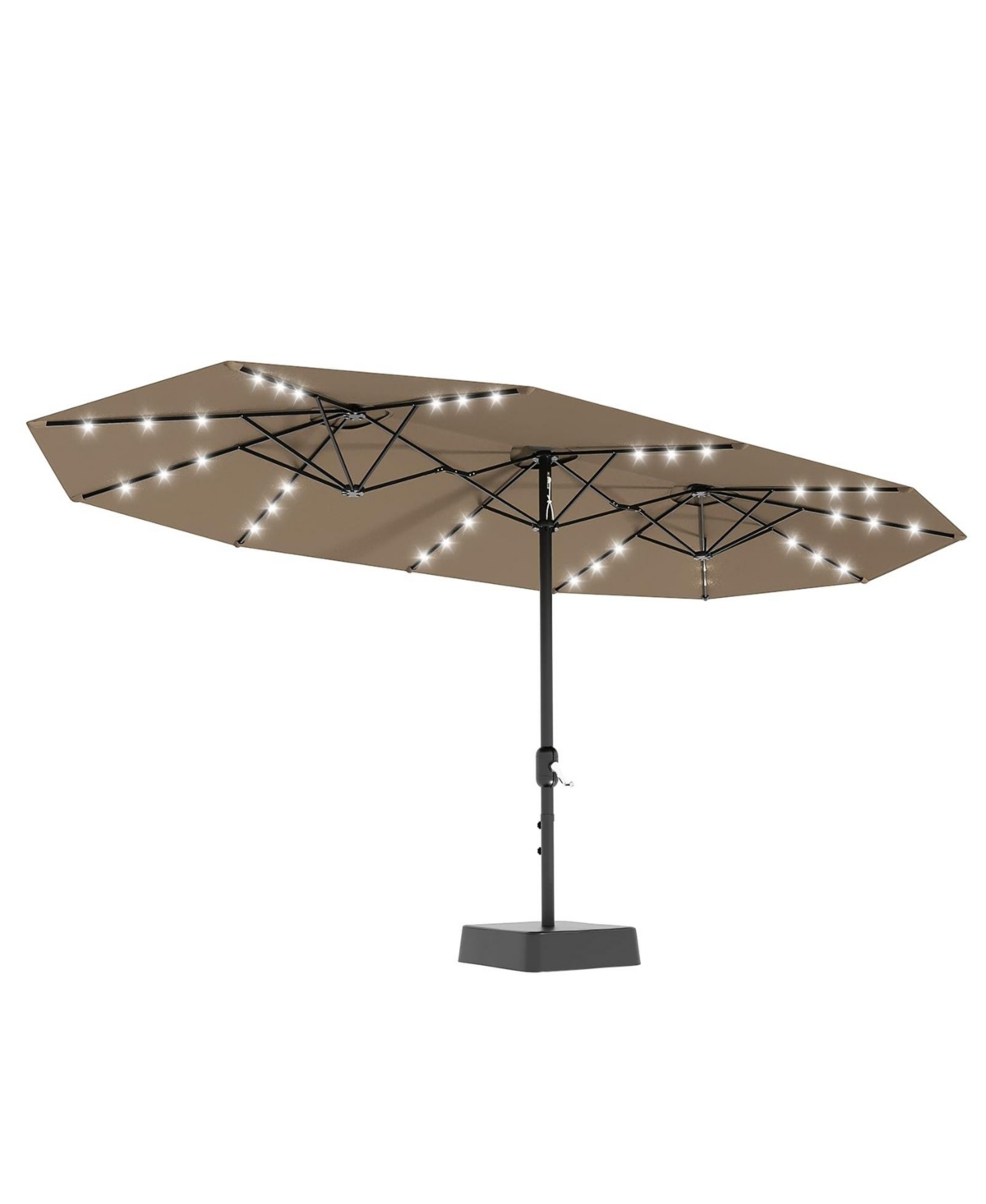 Click here for Gaomon Extra Large Double Sided Lighted Patio Umbr... prices