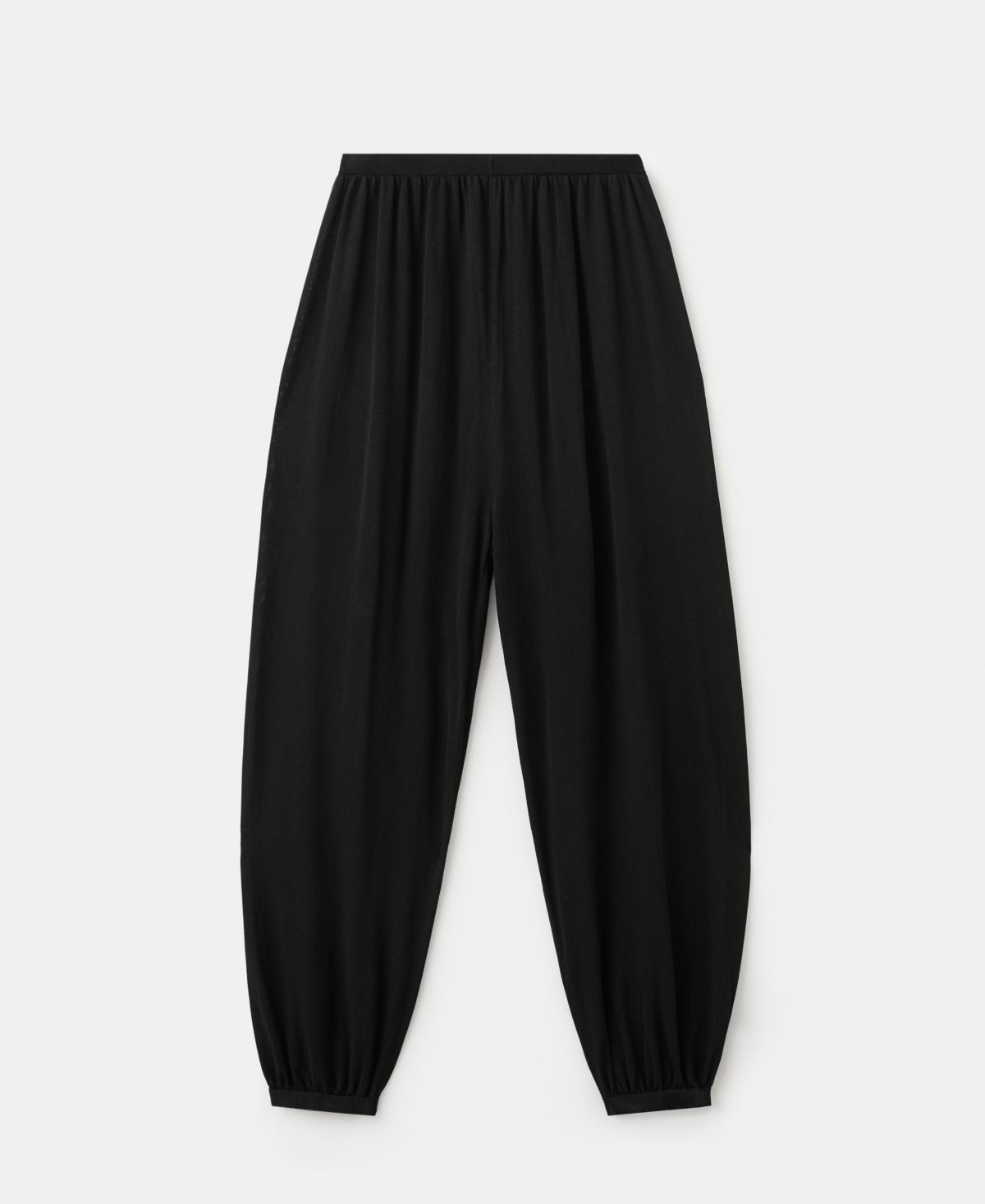 Click here for Mango Womens Knit Baggy Pants - Black prices