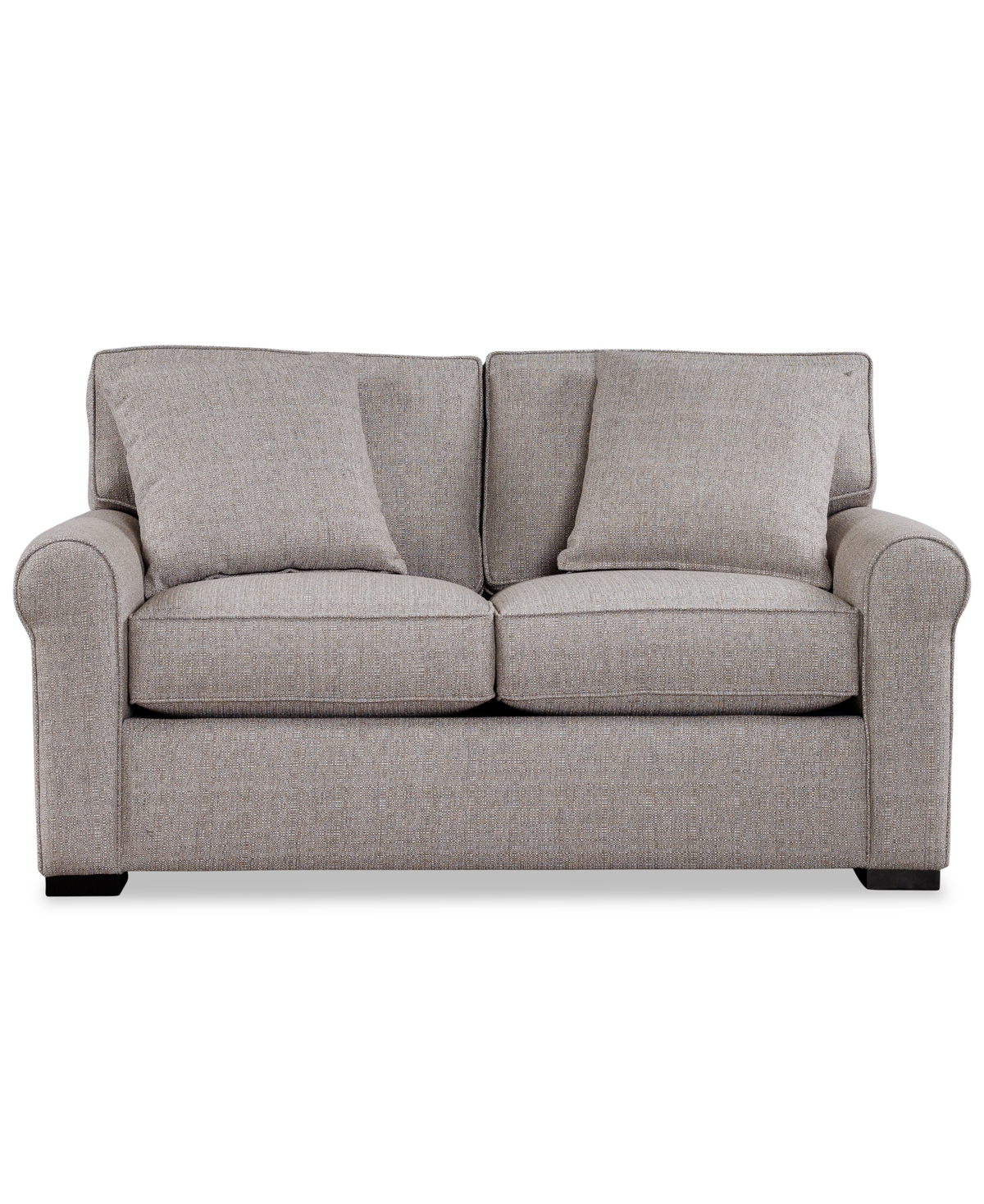 Click here for Radley Rollarm 64 Fabric Loveseat - Pewter prices
