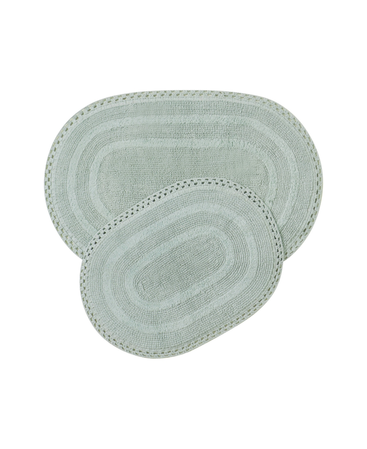 Click here for Laura Ashley Camilla Crochet Border 2-Pc. Oval Bat... prices